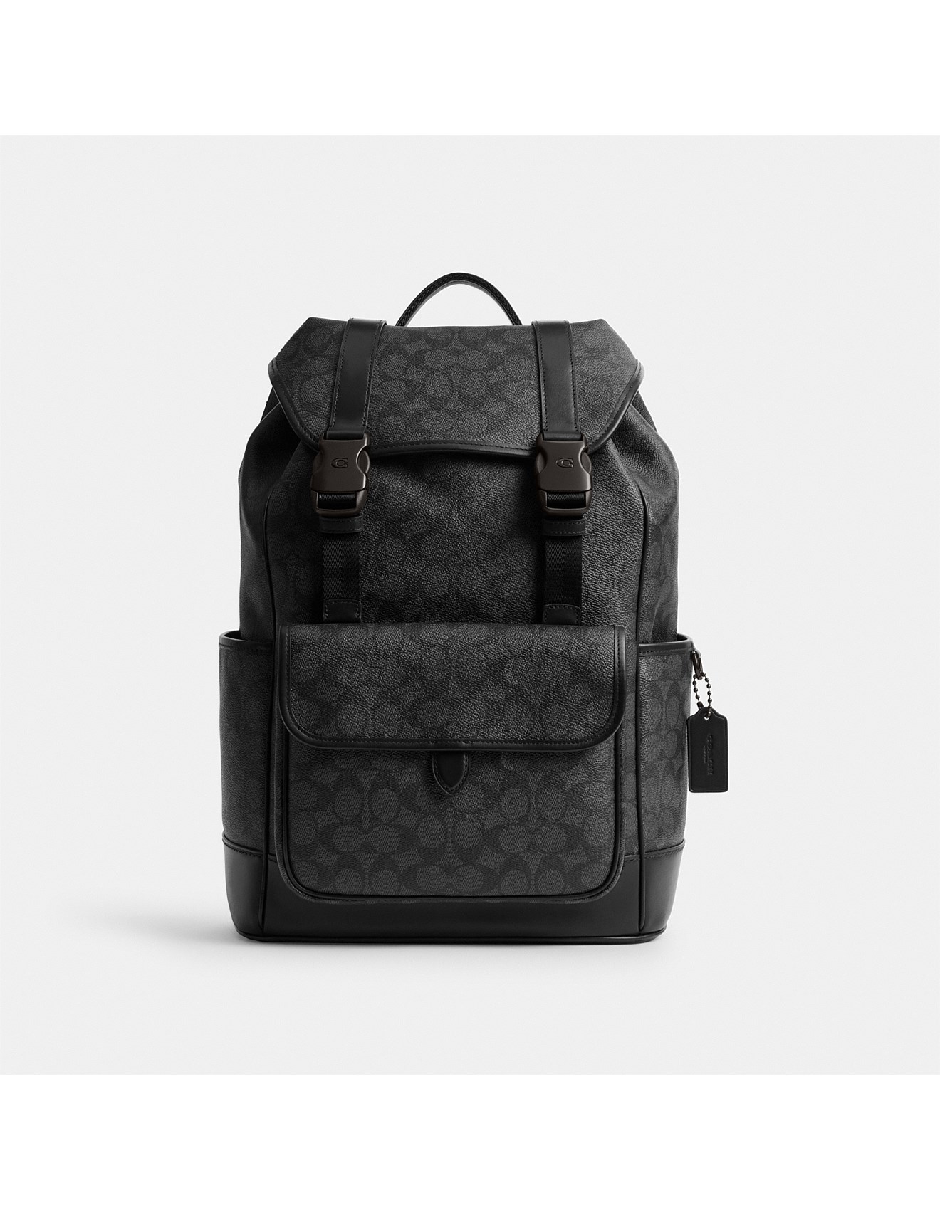 Coach League Flap Backpack In Signature Canvas | David Jones