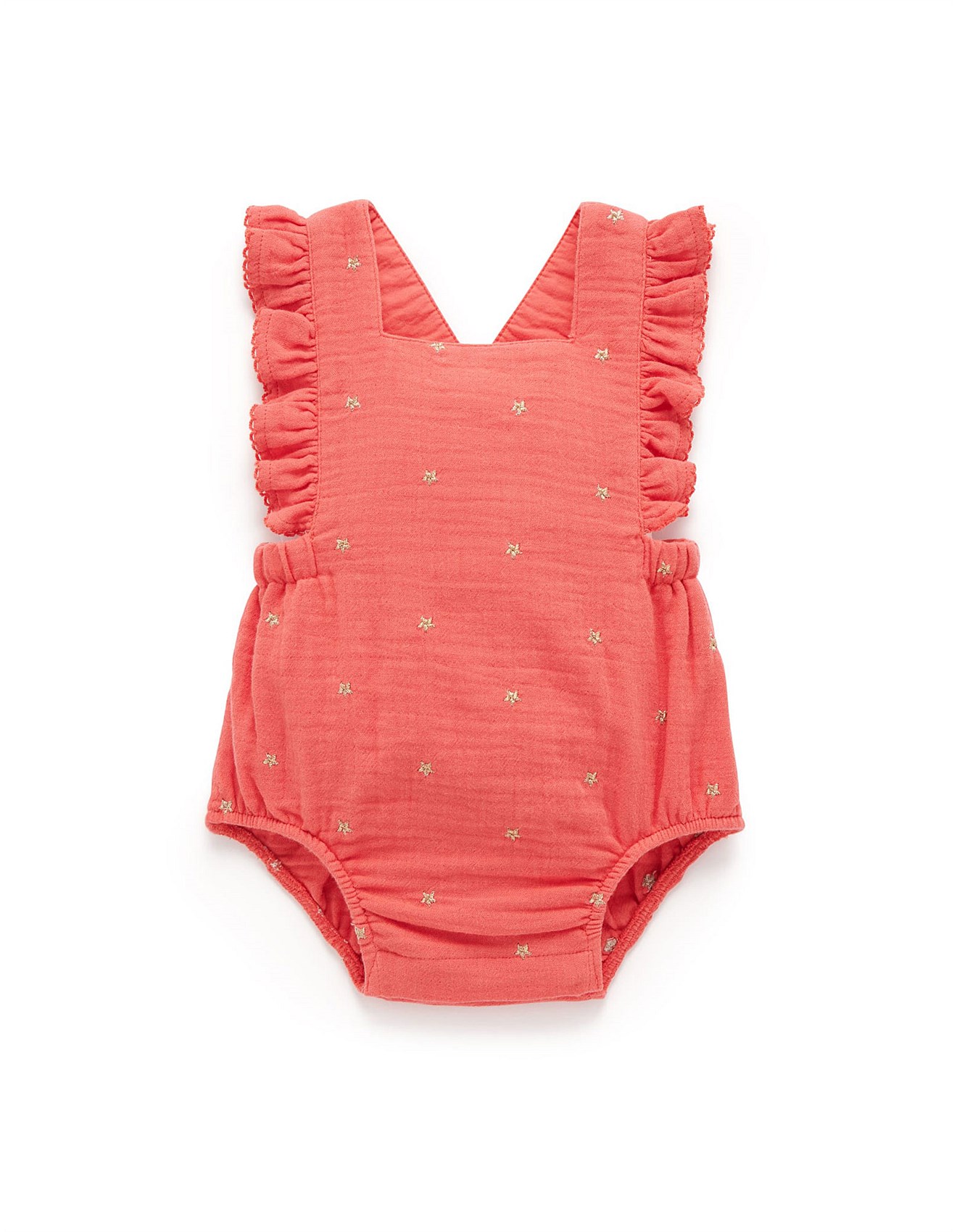 Purebaby Festive Overall Bodysuit | David Jones