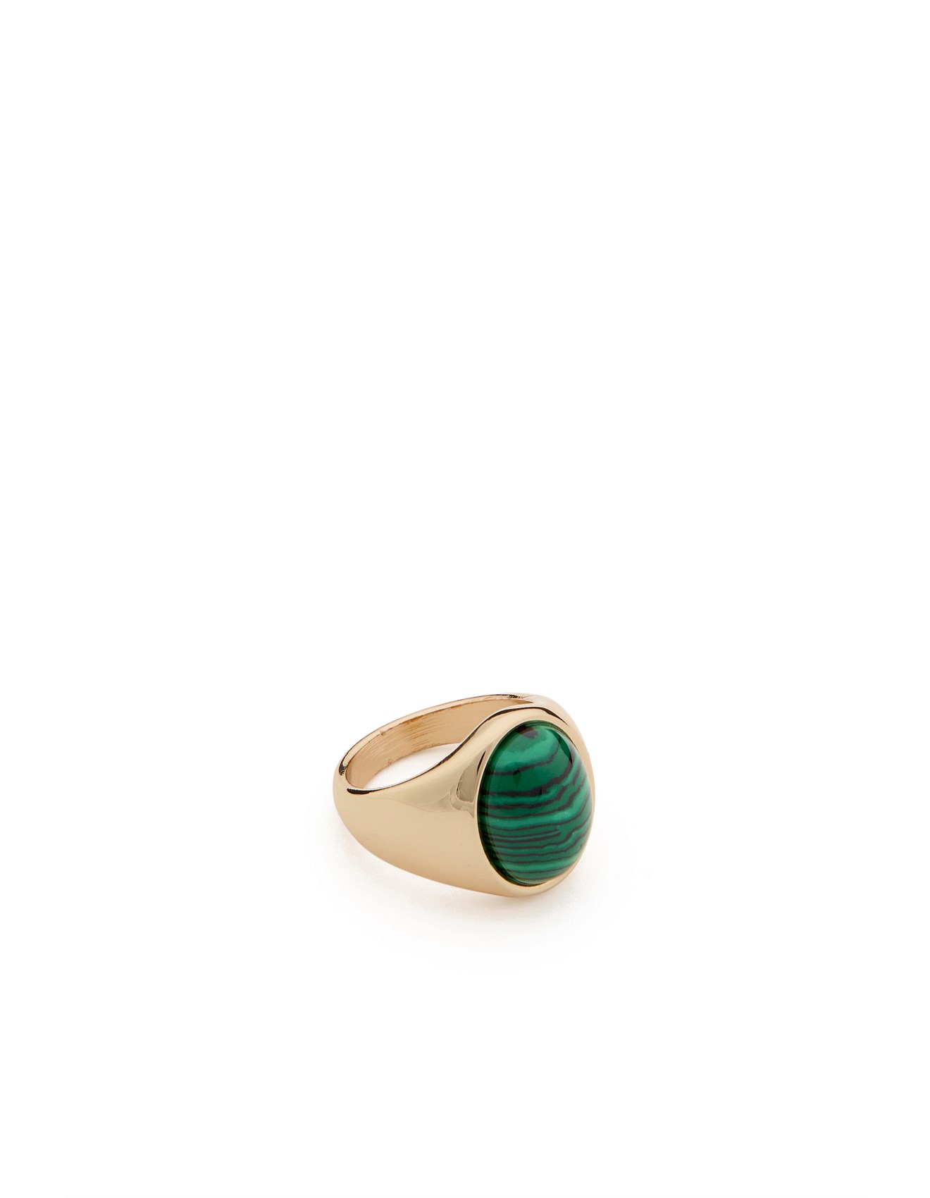 Seed Heritage Stone Inlay Signet Ring | David Jones
