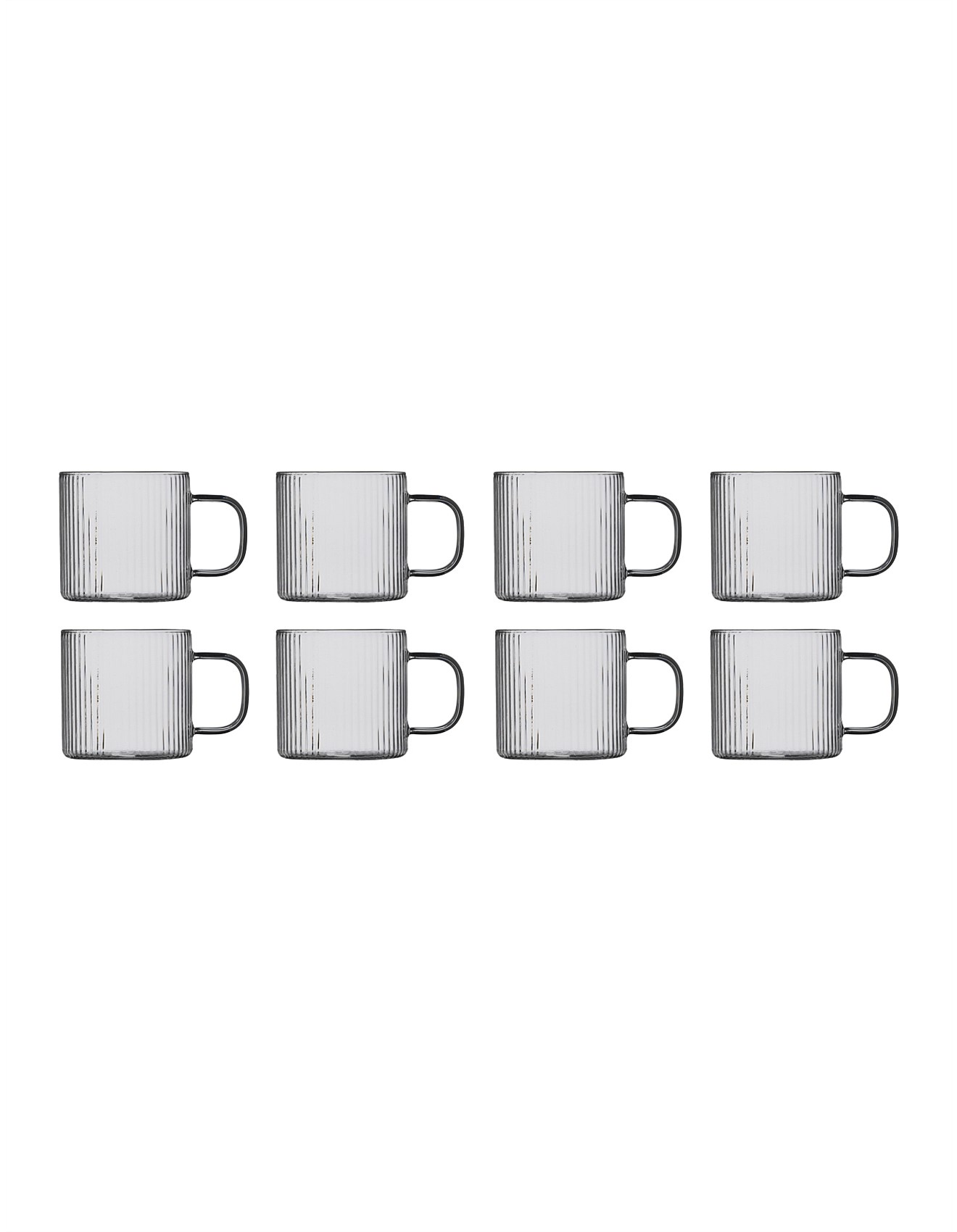 Ecology Infuse Borasilicate Espresso Cups 120ml Set Of 8 | David Jones