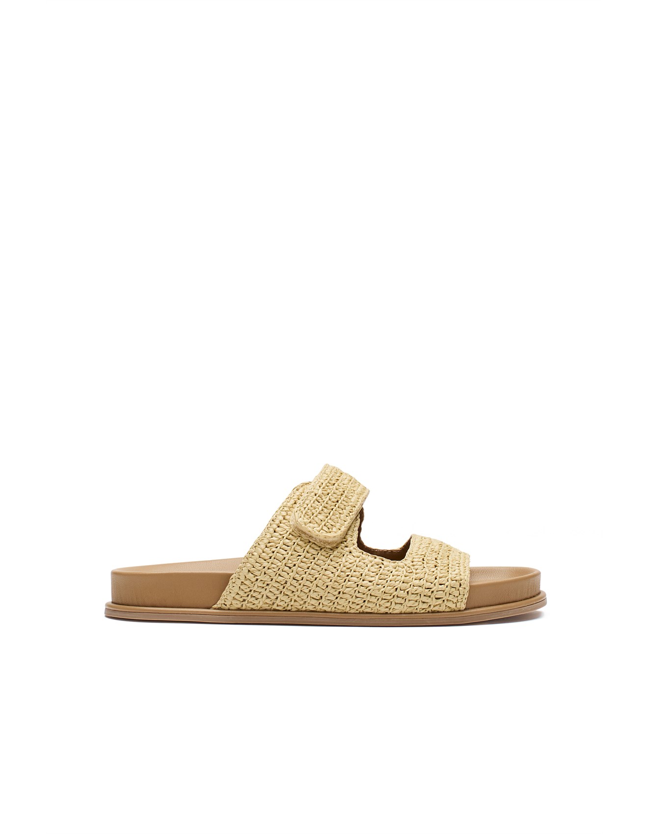 Seed Heritage Tully Raffia Slide | David Jones