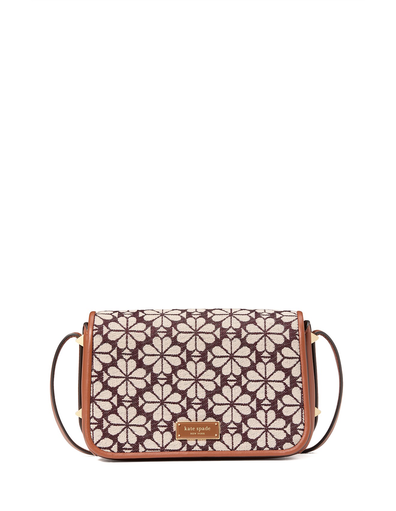 Kate Spade New York Spade Flower Jacquard Flap Crossbody | David Jones