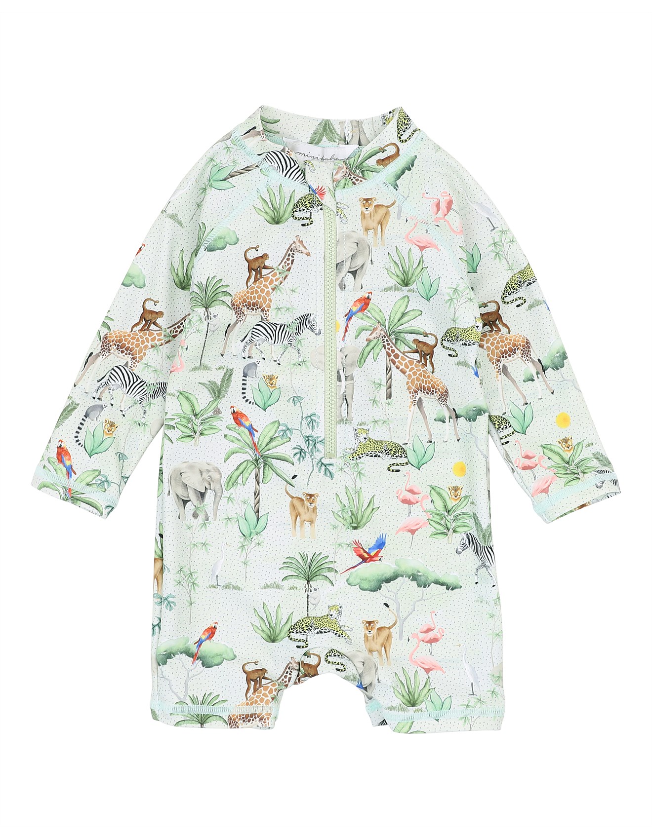 Minihaha Silas Print Long Sleeve Rash Suit | David Jones