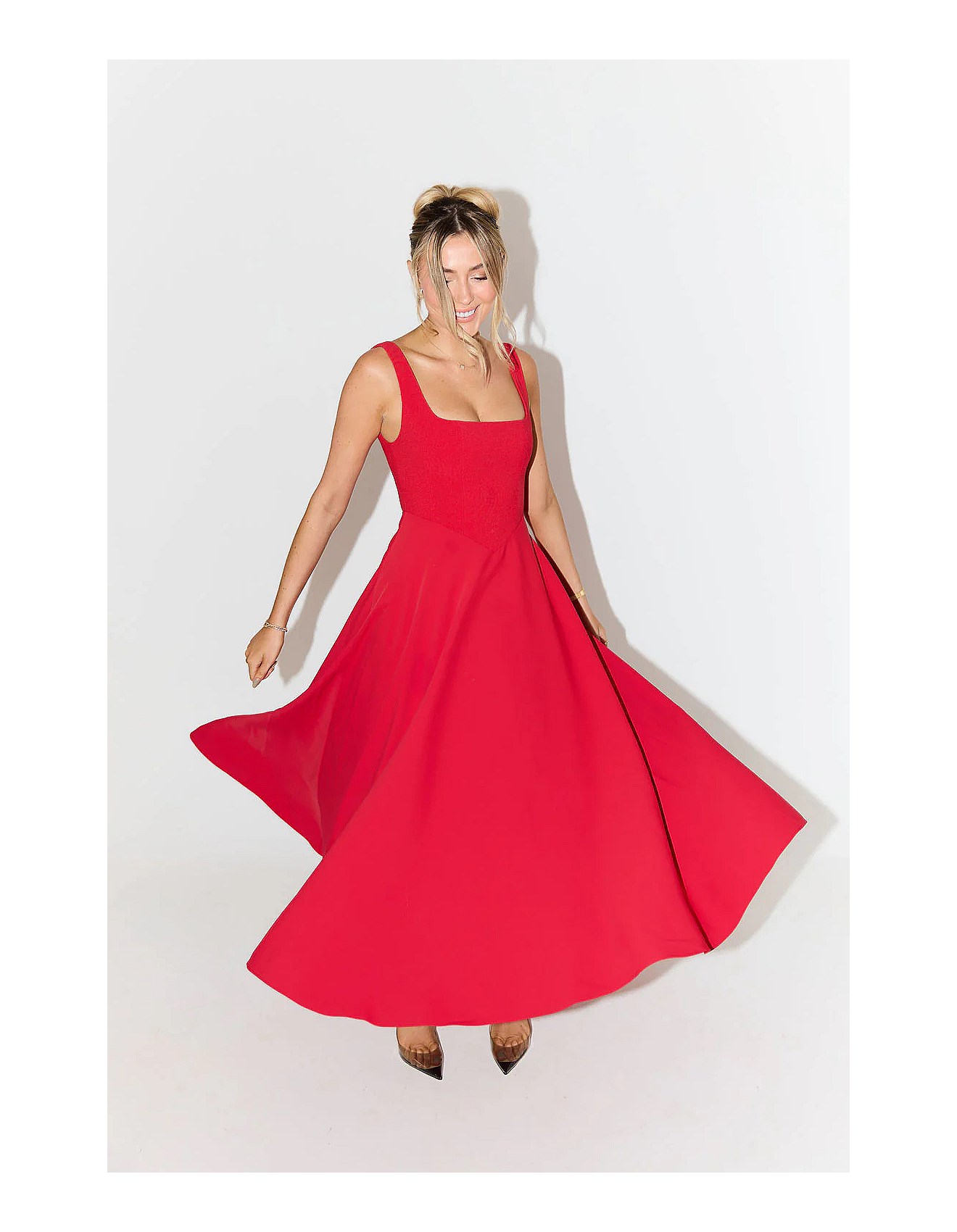 Odd Muse the Ultimate Muse Square Neck Midi Dress | David Jones