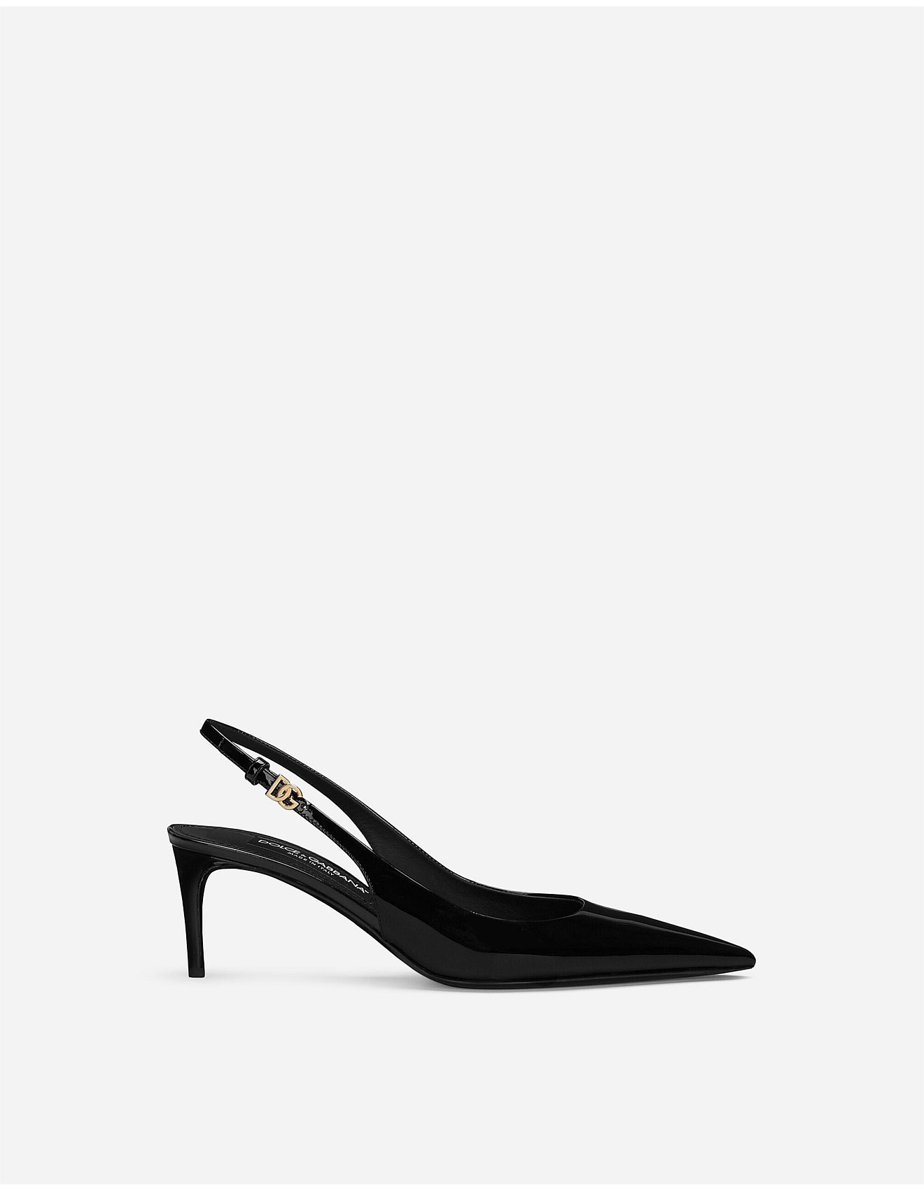 Dolce & Gabbana Vitello Lucido Slingback Pump | David Jones