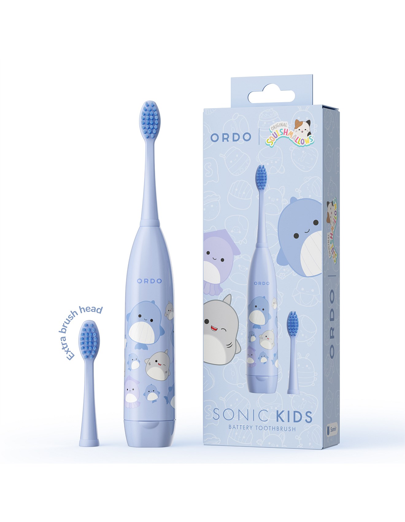 Ordo Sonic Kids Battery Toothbrush -Squishmallows Samir | David Jones