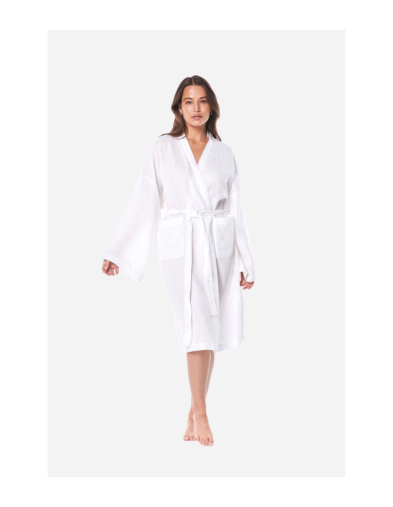 Gingerlilly Linen Robe | David Jones