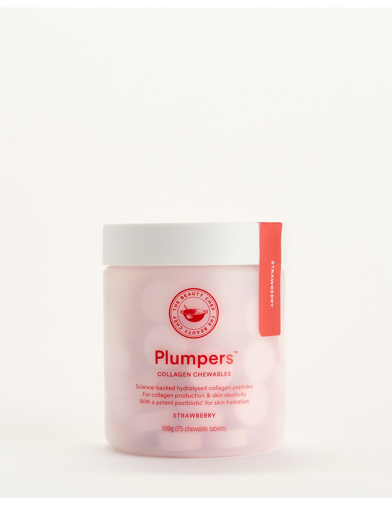 The Beauty Chef Plumpers Collagen Chewables -Strawberry | David Jones