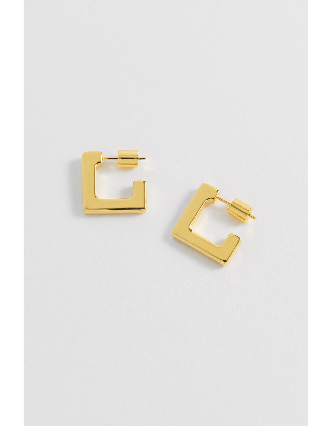 Estella Bartlett Square Hoop Earrings | David Jones