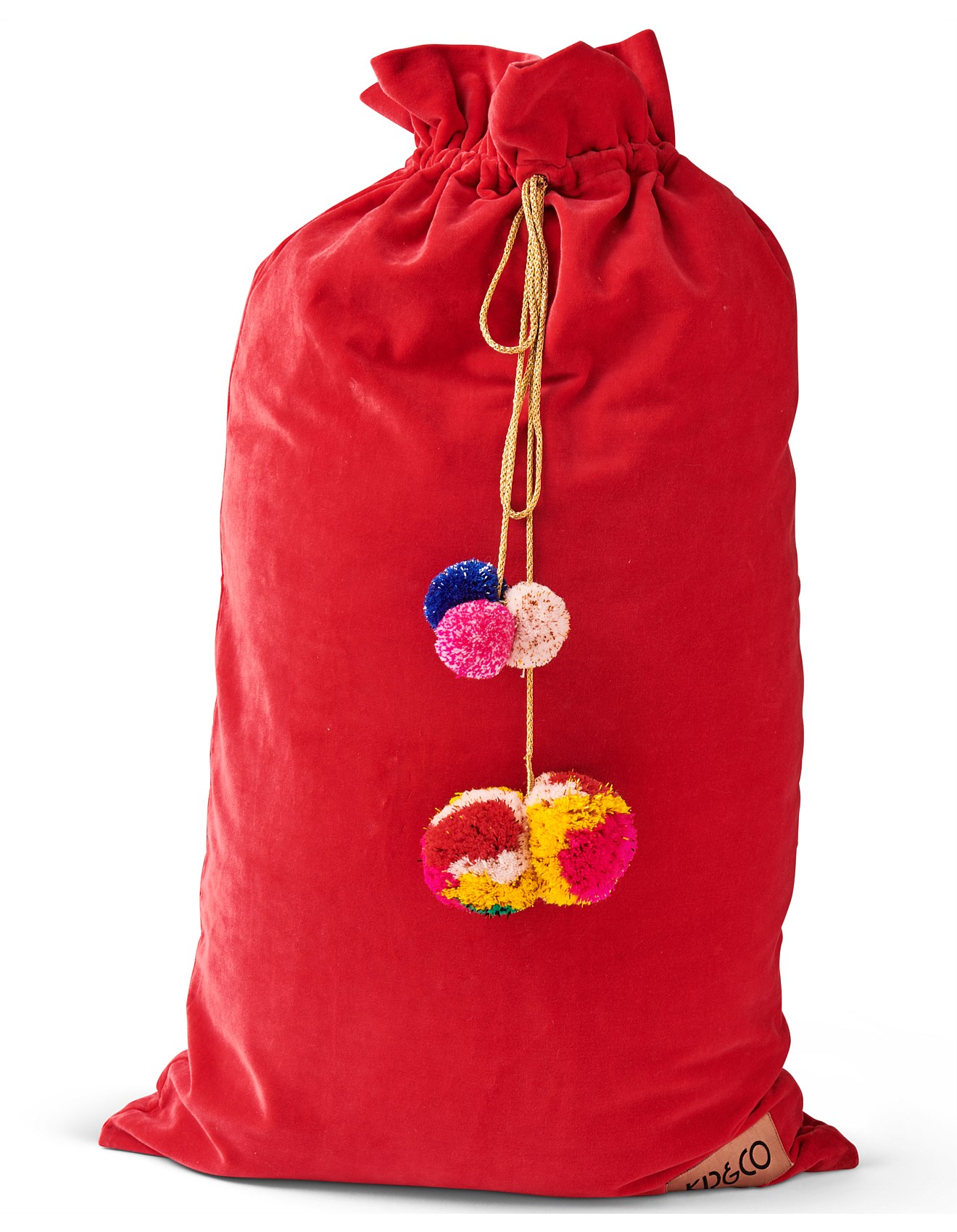 Kip & Co Red Velvet Santa Sack | David Jones