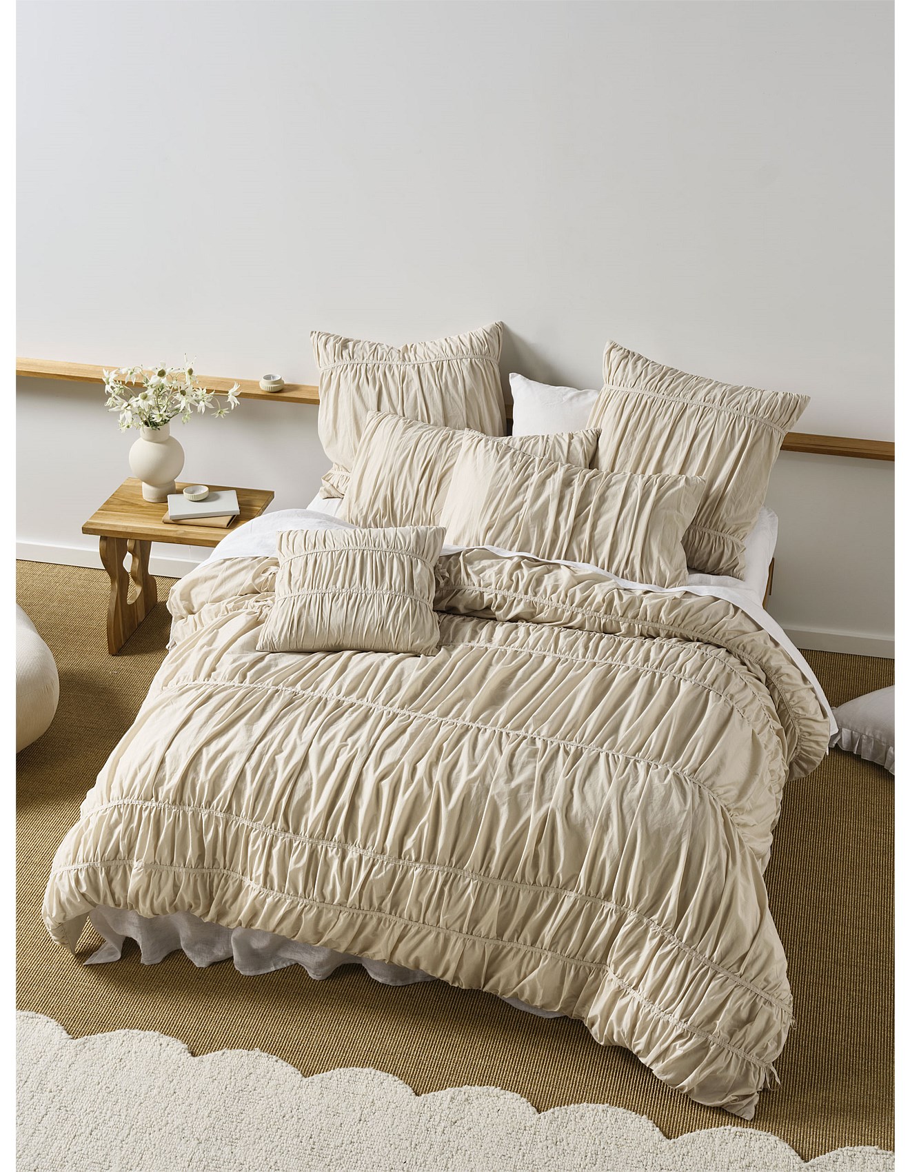 Linen House Layla Queen Quilt Cover Set | David Jones