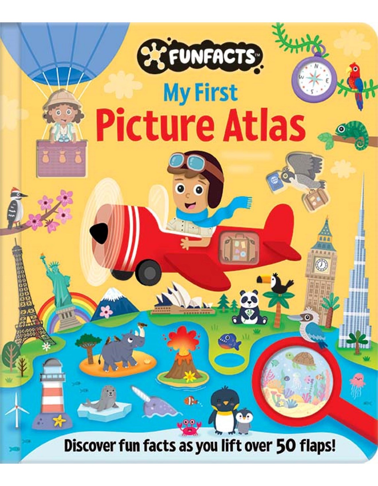 Lake Press Funfacts -Lift the Flap -Picture Atlas | David Jones