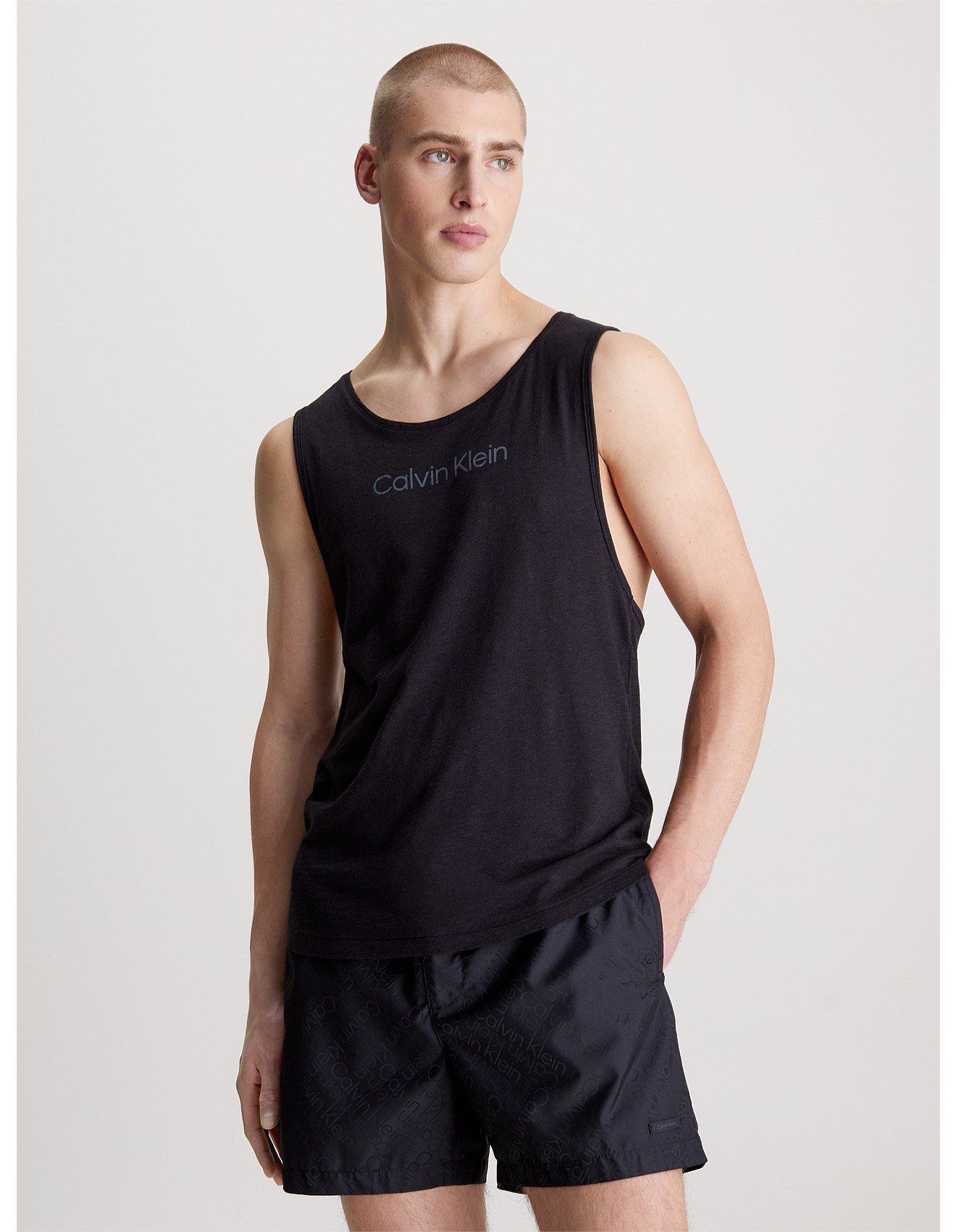 Calvin Klein Ck Lifestyle Crew Neck Tank | David Jones