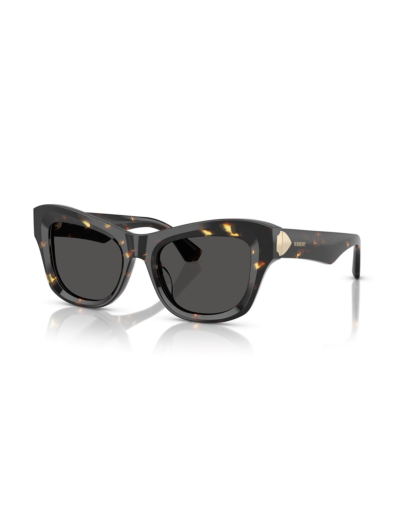 Burberry Cat Eye Havana Dark Grey Sunglasses | David Jones