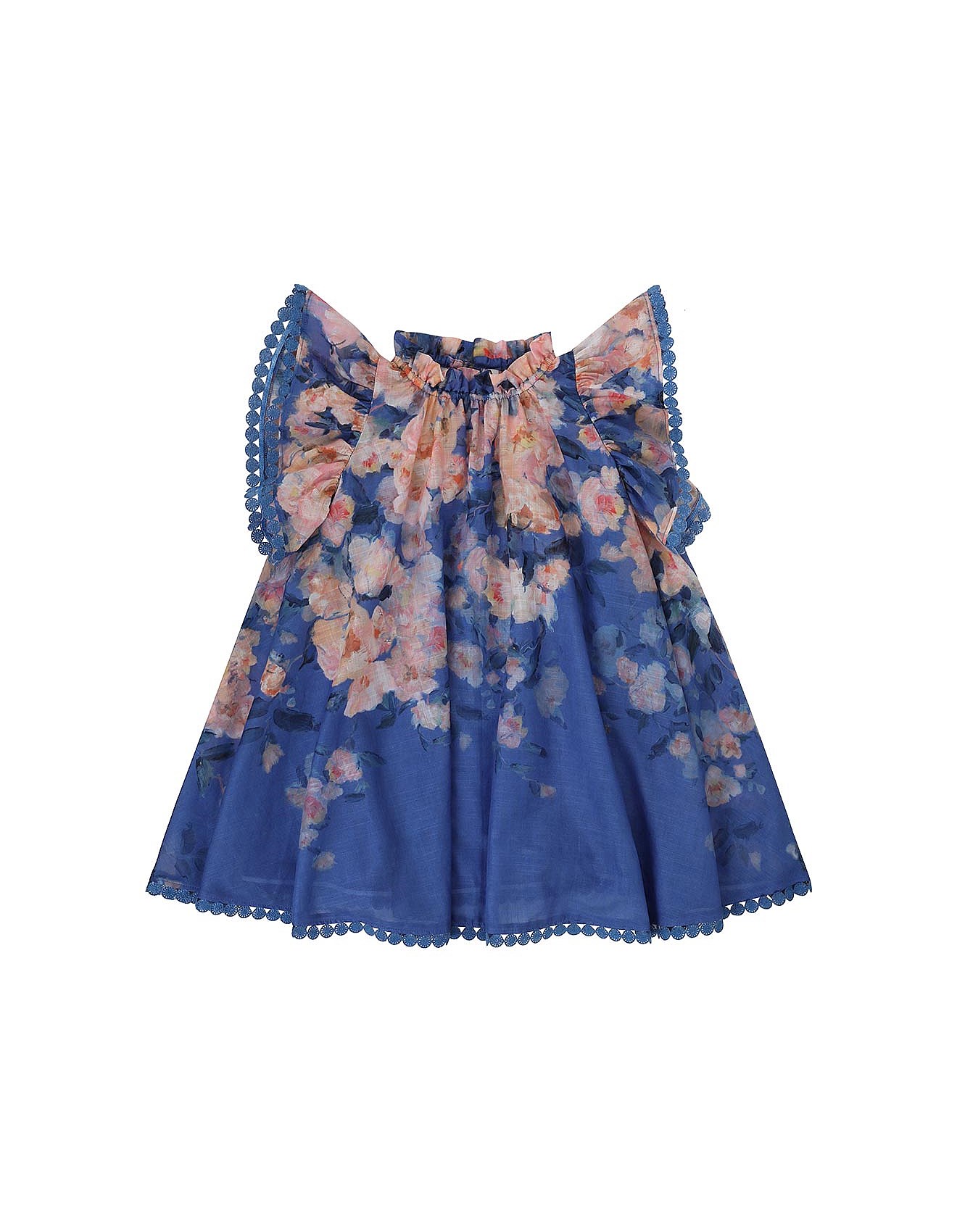 Zimmermann Everley Swing Dress With Frills | David Jones