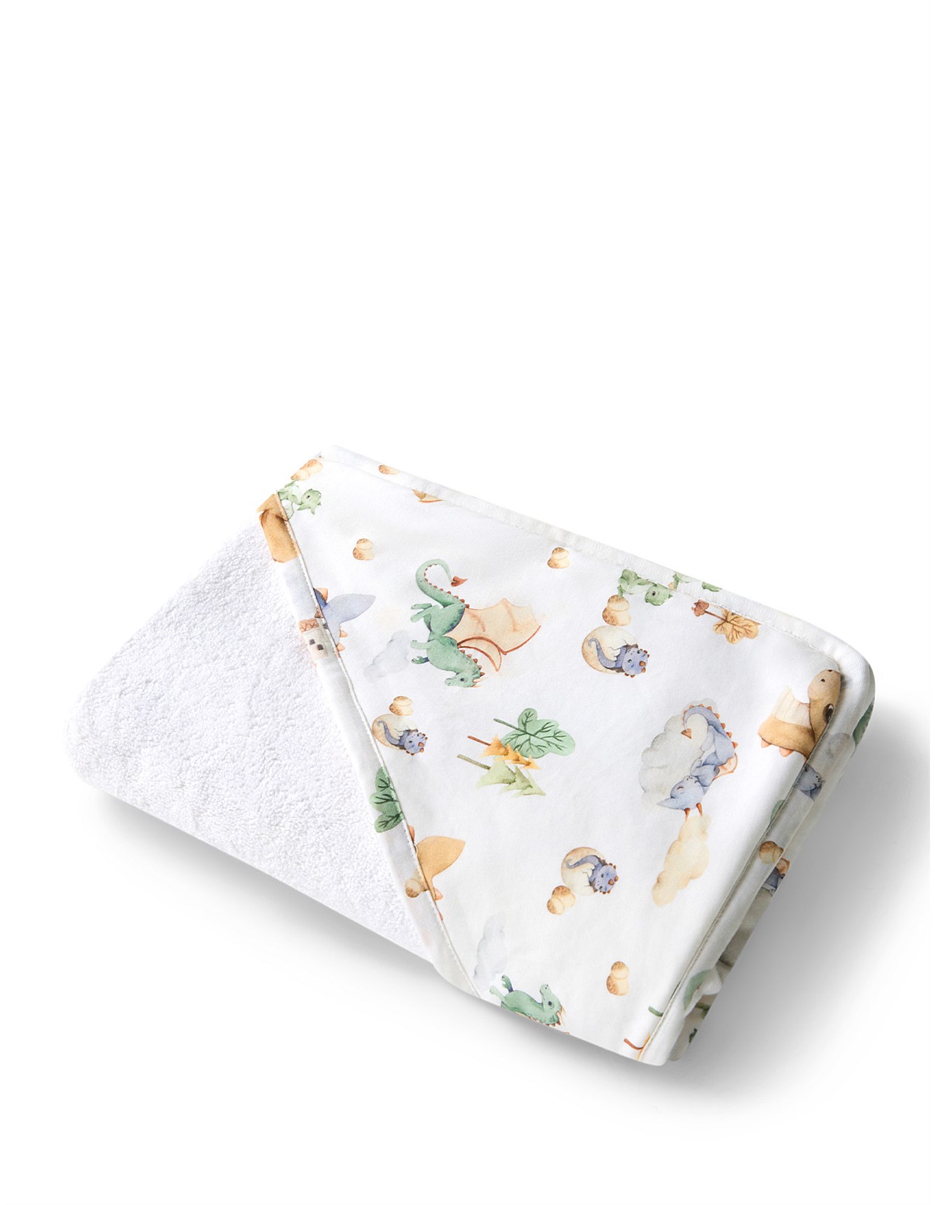Snuggle Hunny Dragon Organic Hooded Baby Towel | David Jones