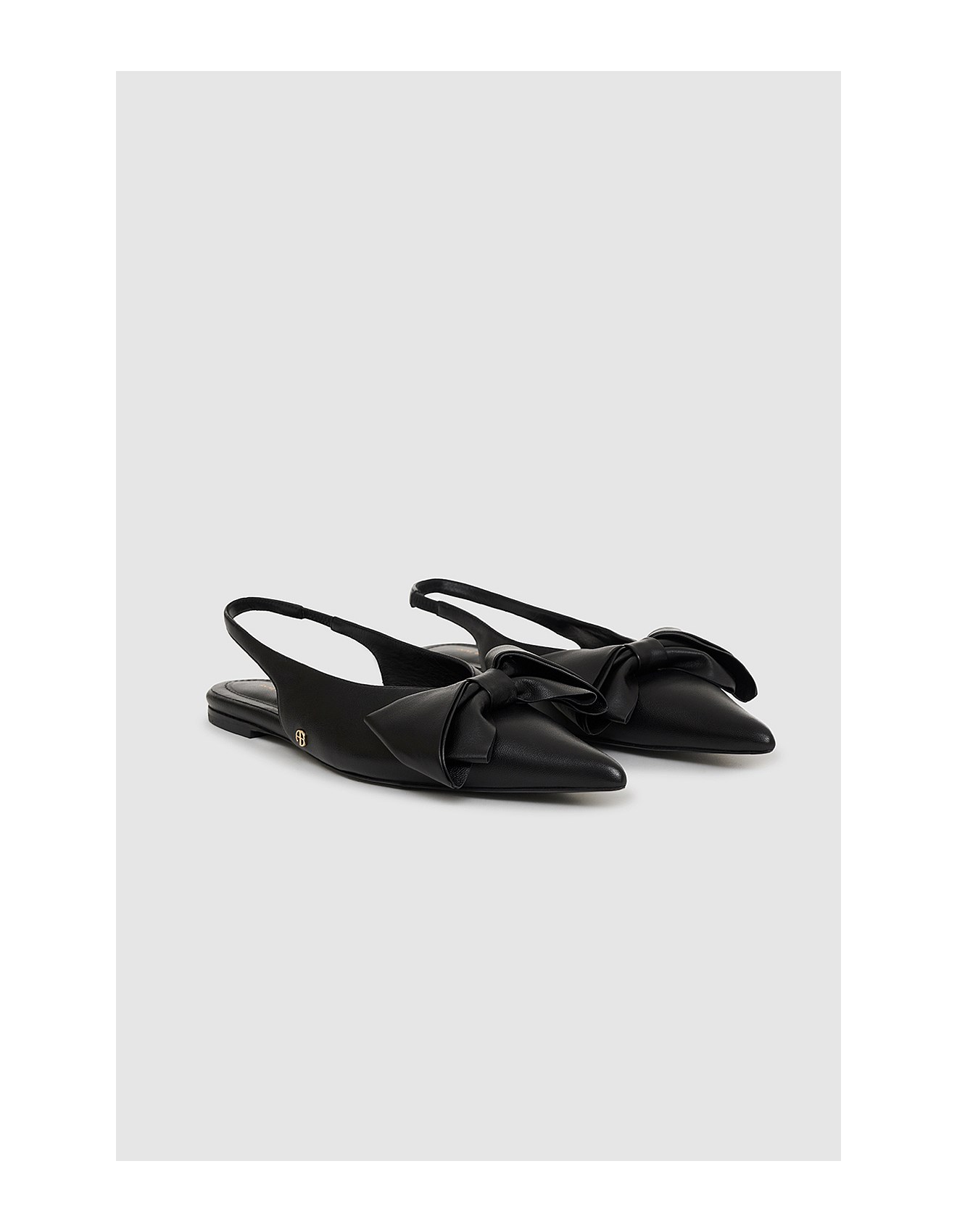 Anine Bing Nina Slingback Flats With Bow | David Jones