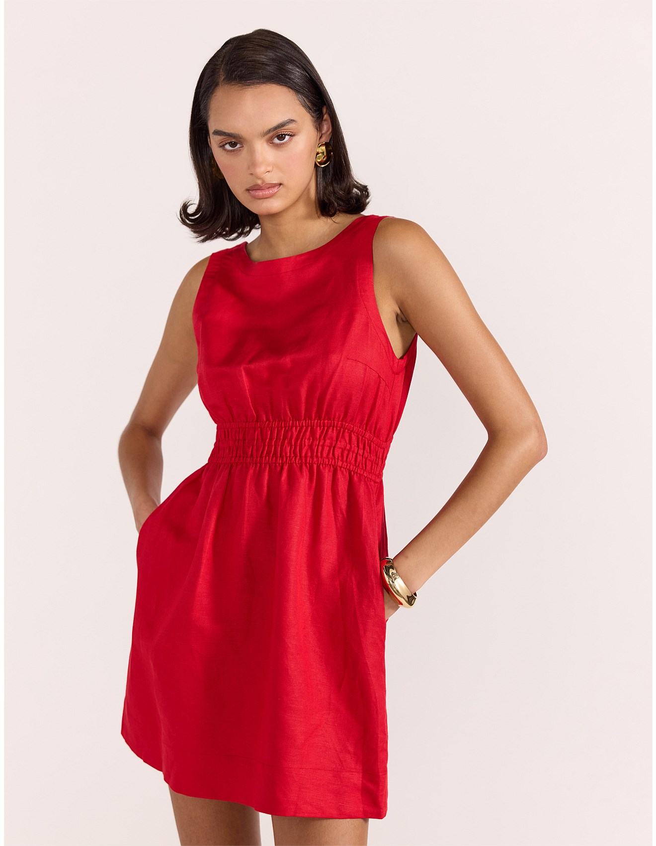 Staple the Label Amana Mini Dress | David Jones