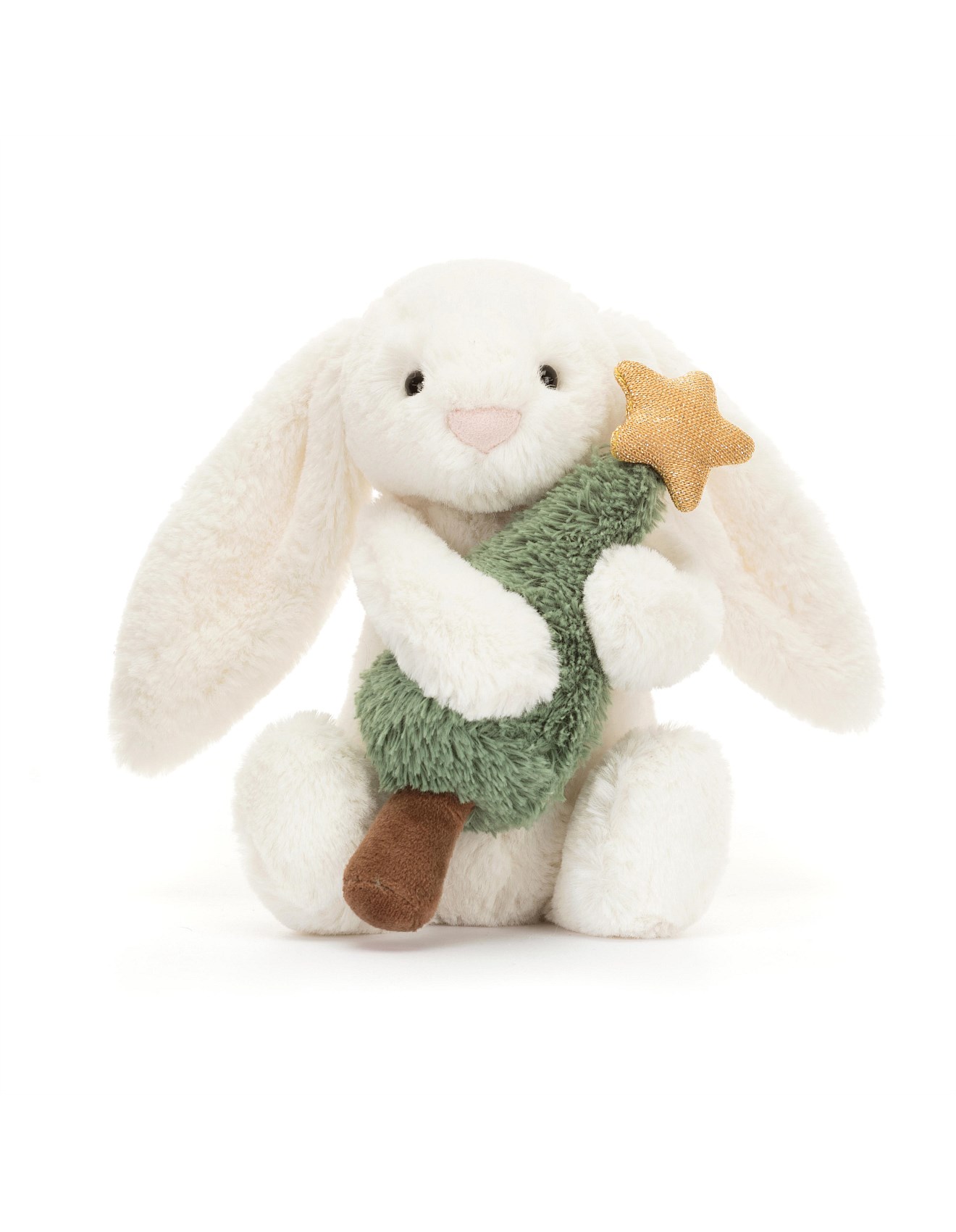 Jellycat Bashful Bunny With Chrstmas Tree | David Jones