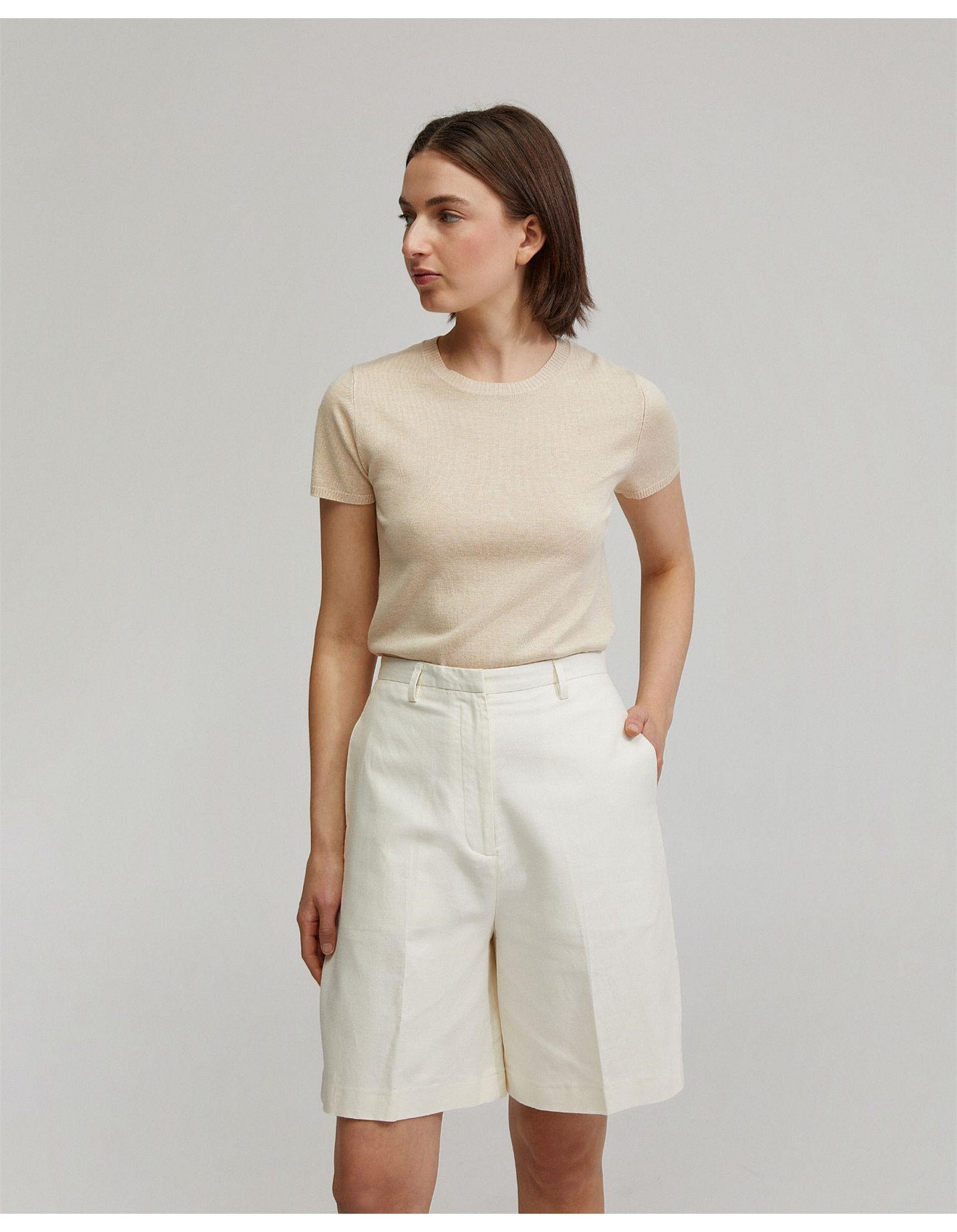 Oxford Olivia Crop Knit Top | David Jones