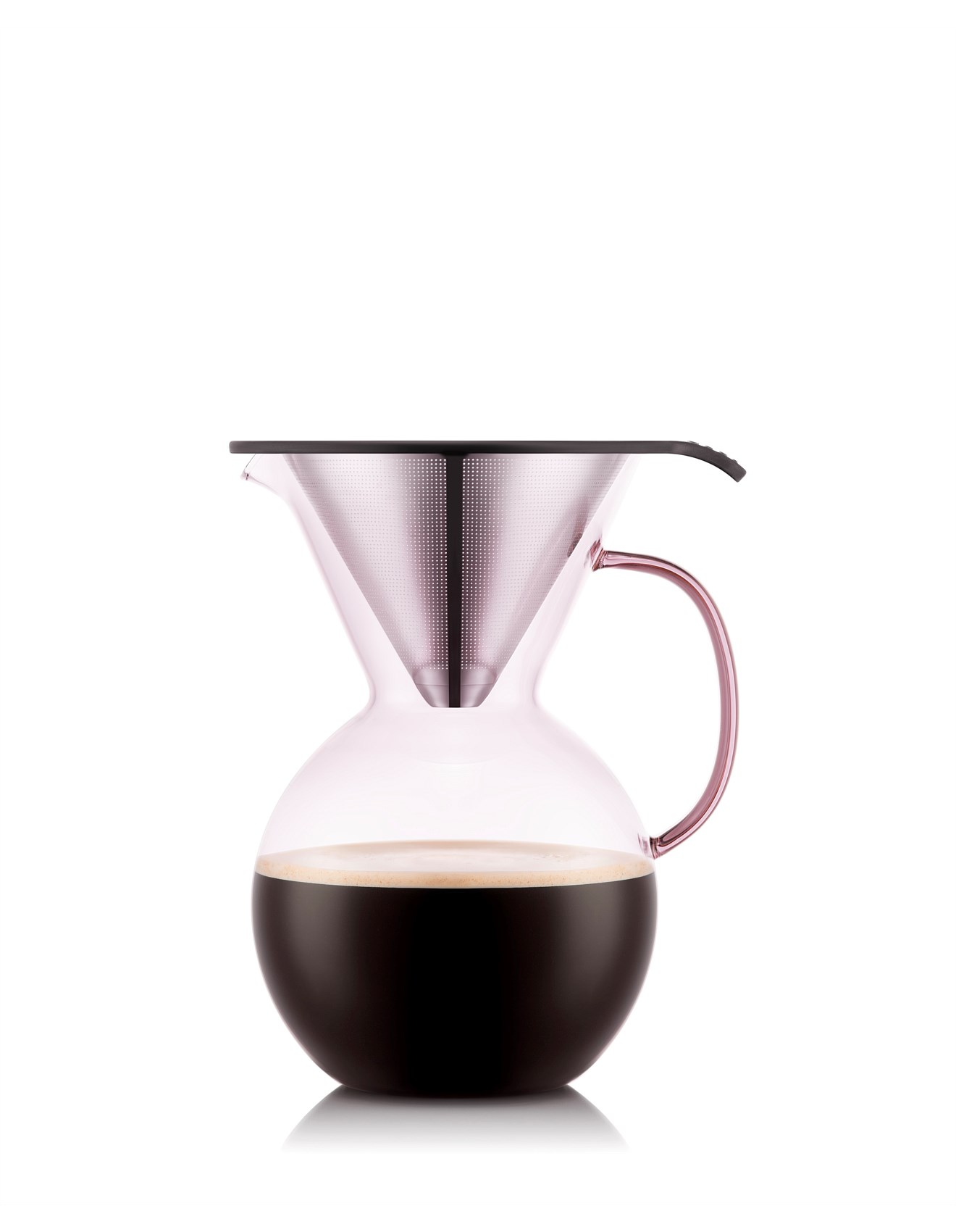 Bodum Moma Coffee Maker With Handle 8 Cup Pink | David Jones