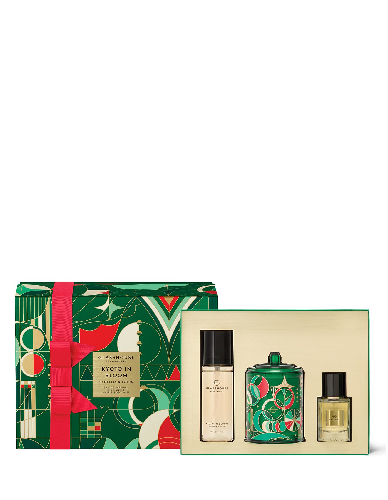 Glasshouse Fragrances Kyoto In Bloom Fragrance Trio Gift Set | David Jones