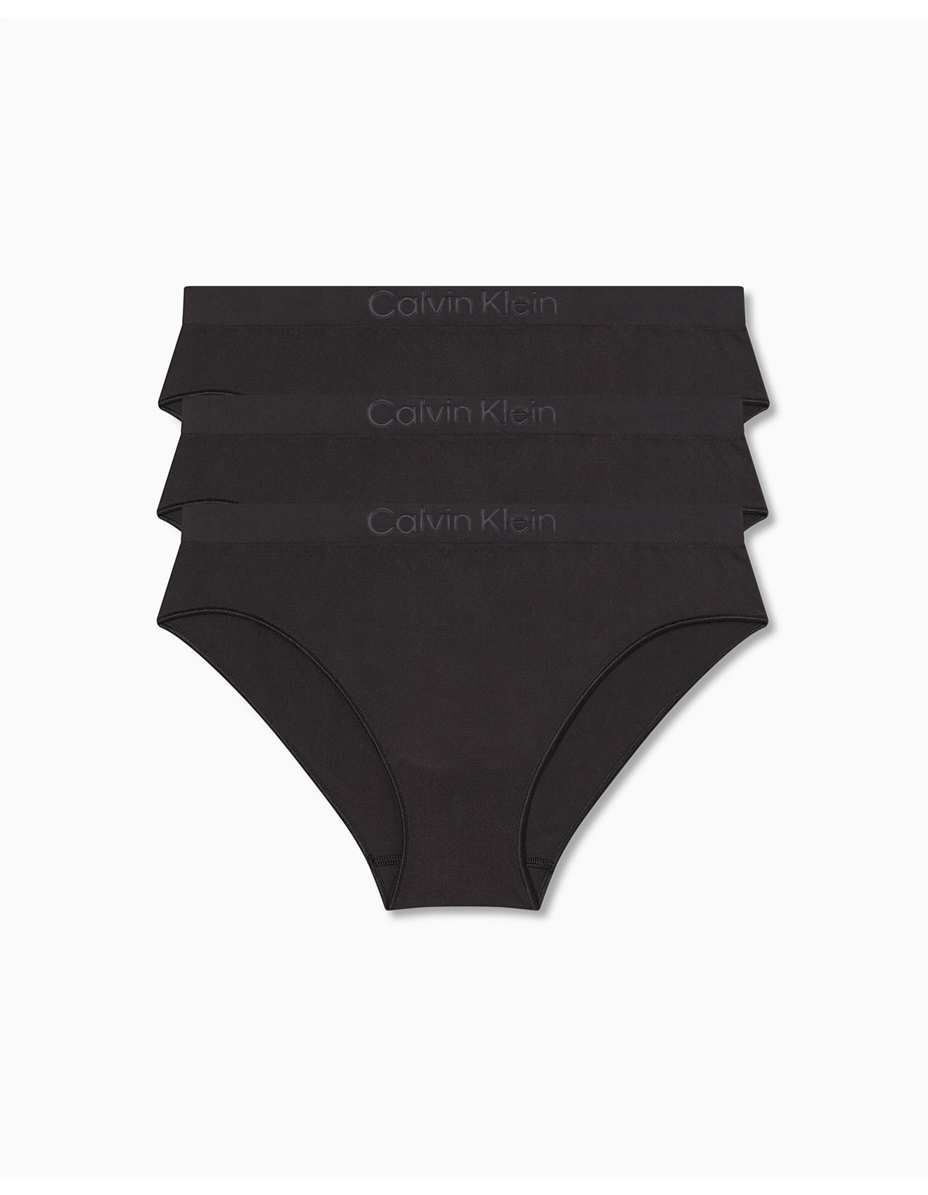 Calvin Klein Bonded Flex Smls Bikini 3pk | David Jones