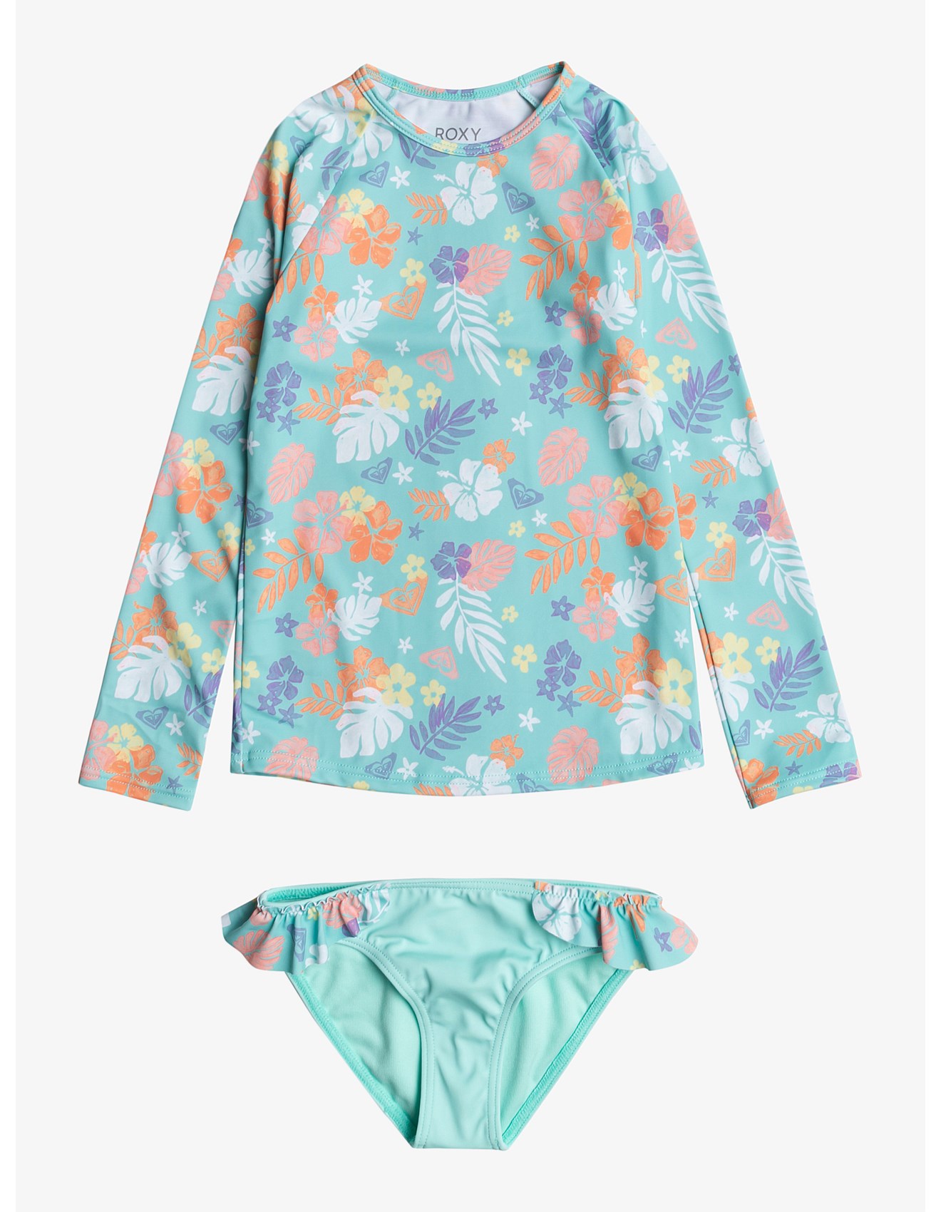 Roxy Girls Beach Bay Long Sleeve Rash Set | David Jones
