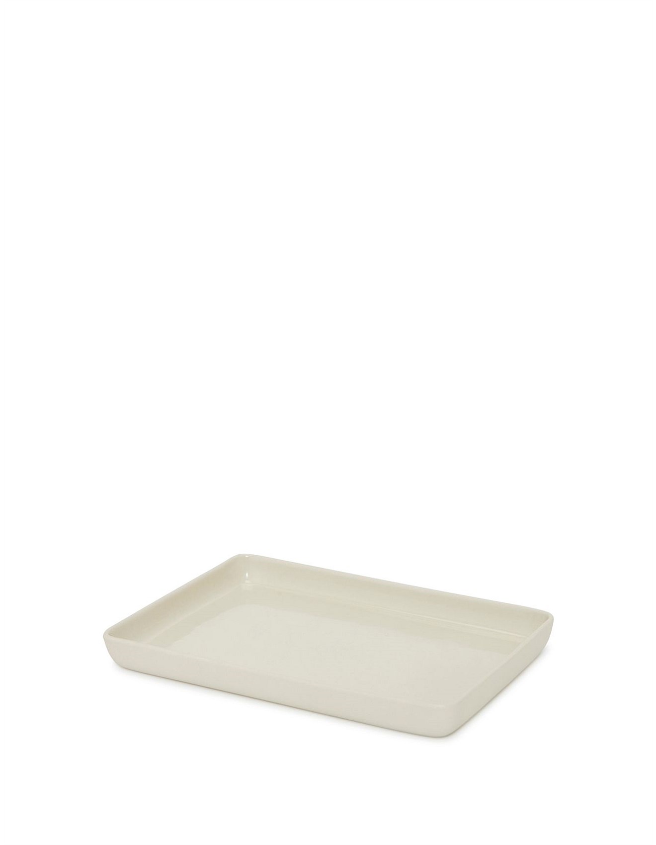 David Jones Collection Placas Stoneware Serving Tray Ivory | David Jones