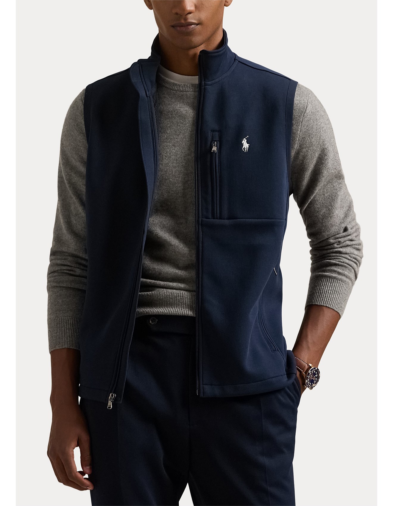 Polo Ralph Lauren Double-knit Vest | David Jones