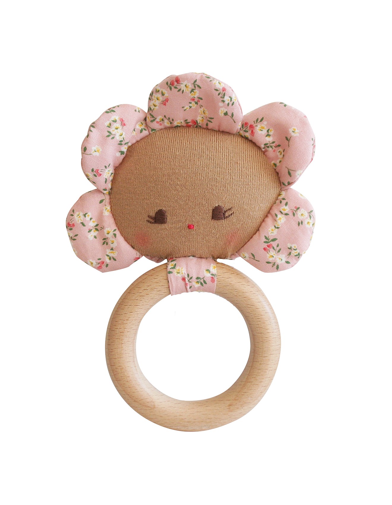 Alimrose Flower Baby Teether Rattle | David Jones