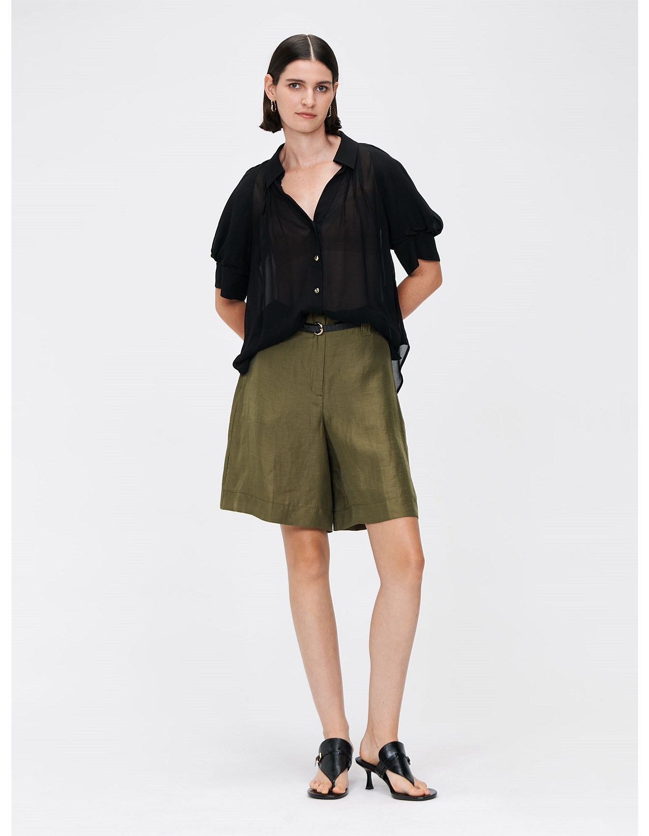Veronika Maine European Chiffon Trapeze Shirt | David Jones