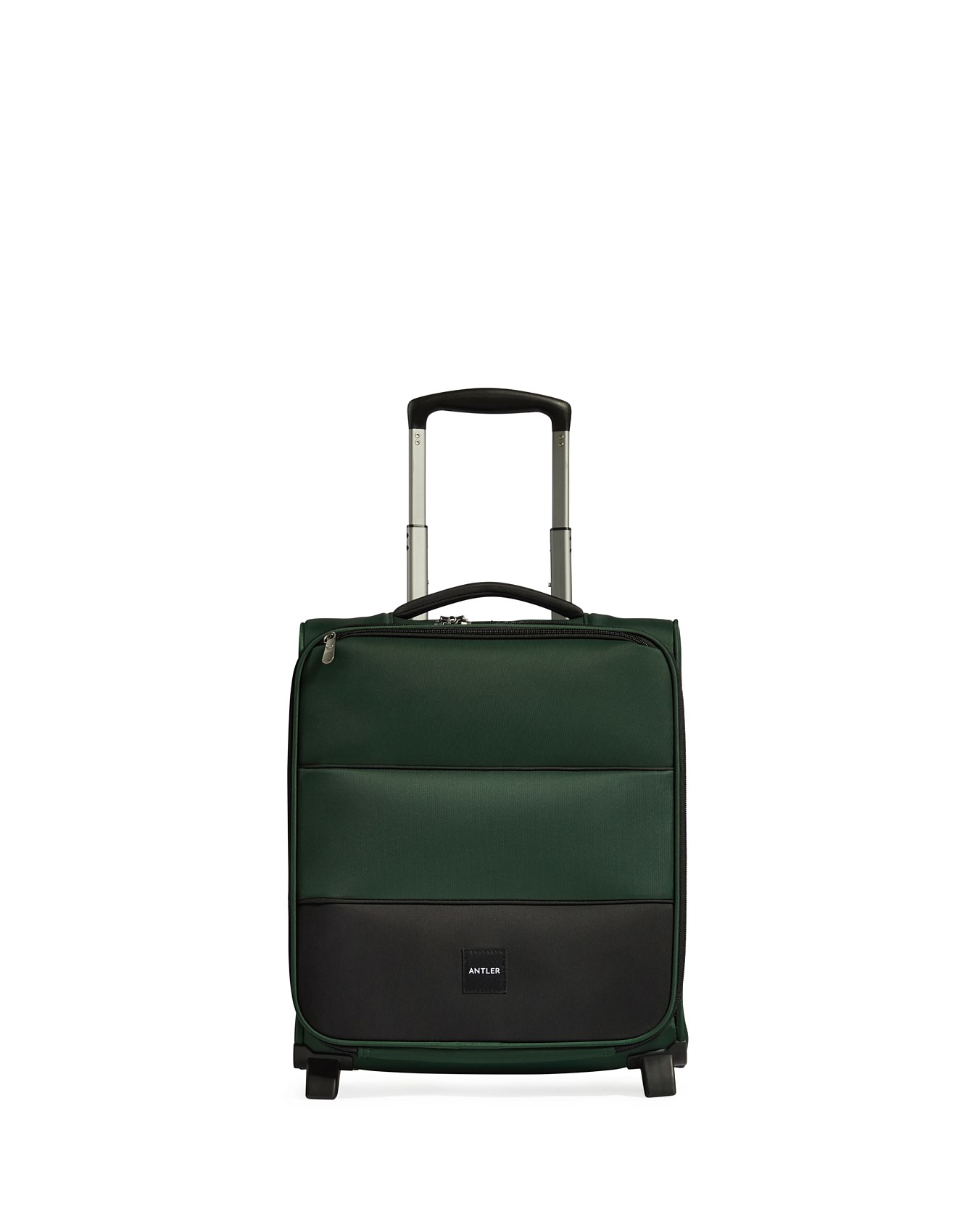 Antler Soft Stripe 45cm Underseat Suitcase Green | David Jones