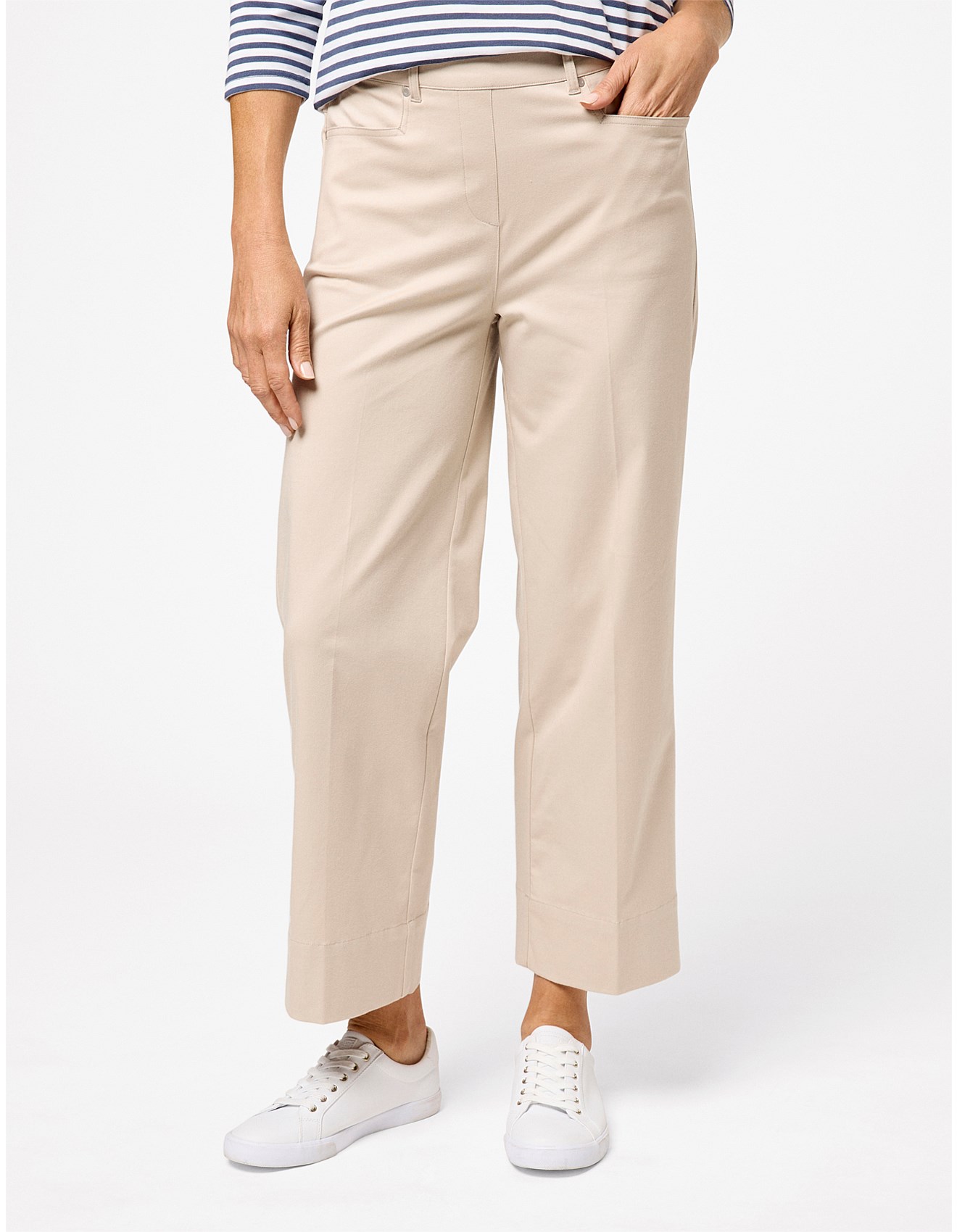 Black Pepper Taren Wide Leg Pant | David Jones