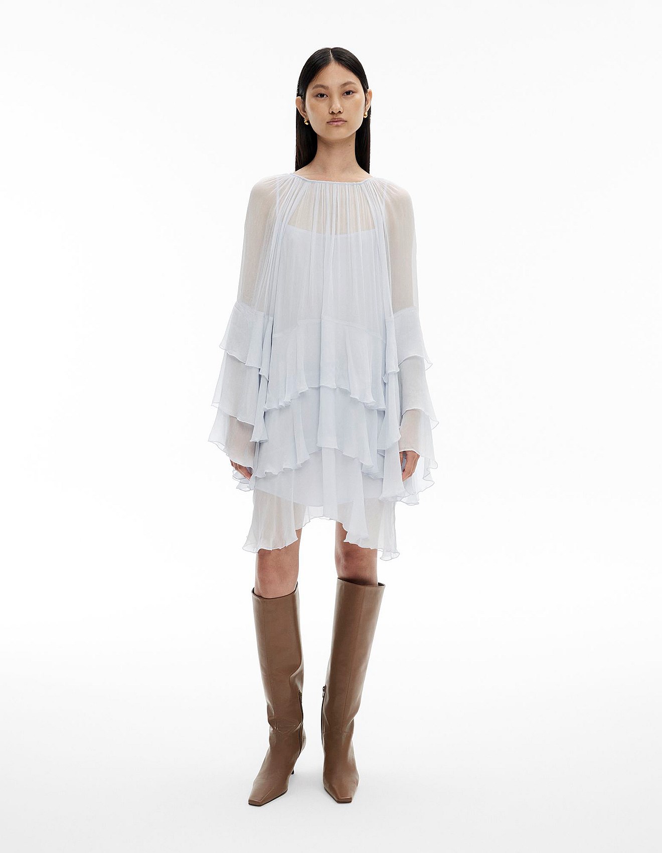 Witchery Ruffle Mini Dress | David Jones