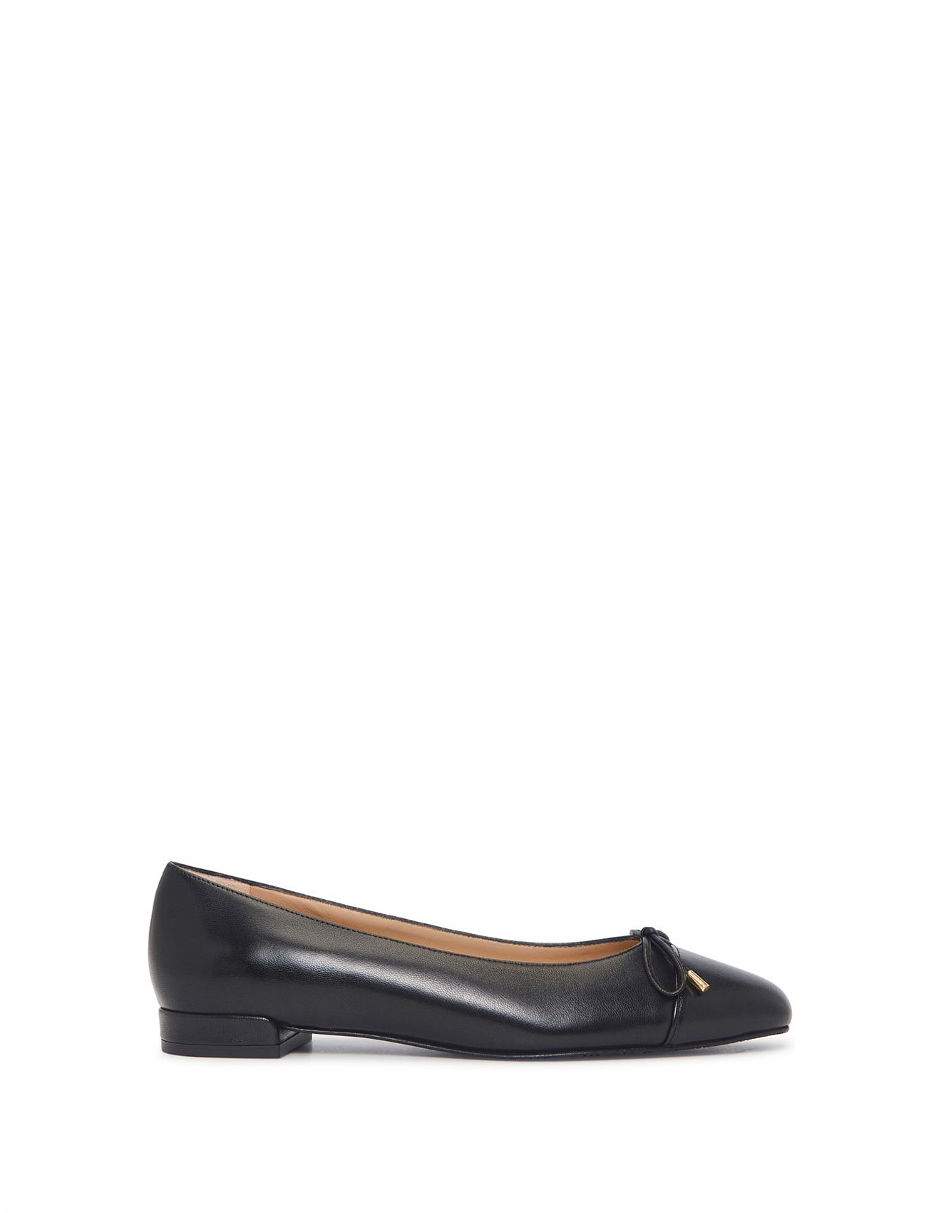 Stuart Weitzman Sleek Bow Flat With Fixed Bow | David Jones