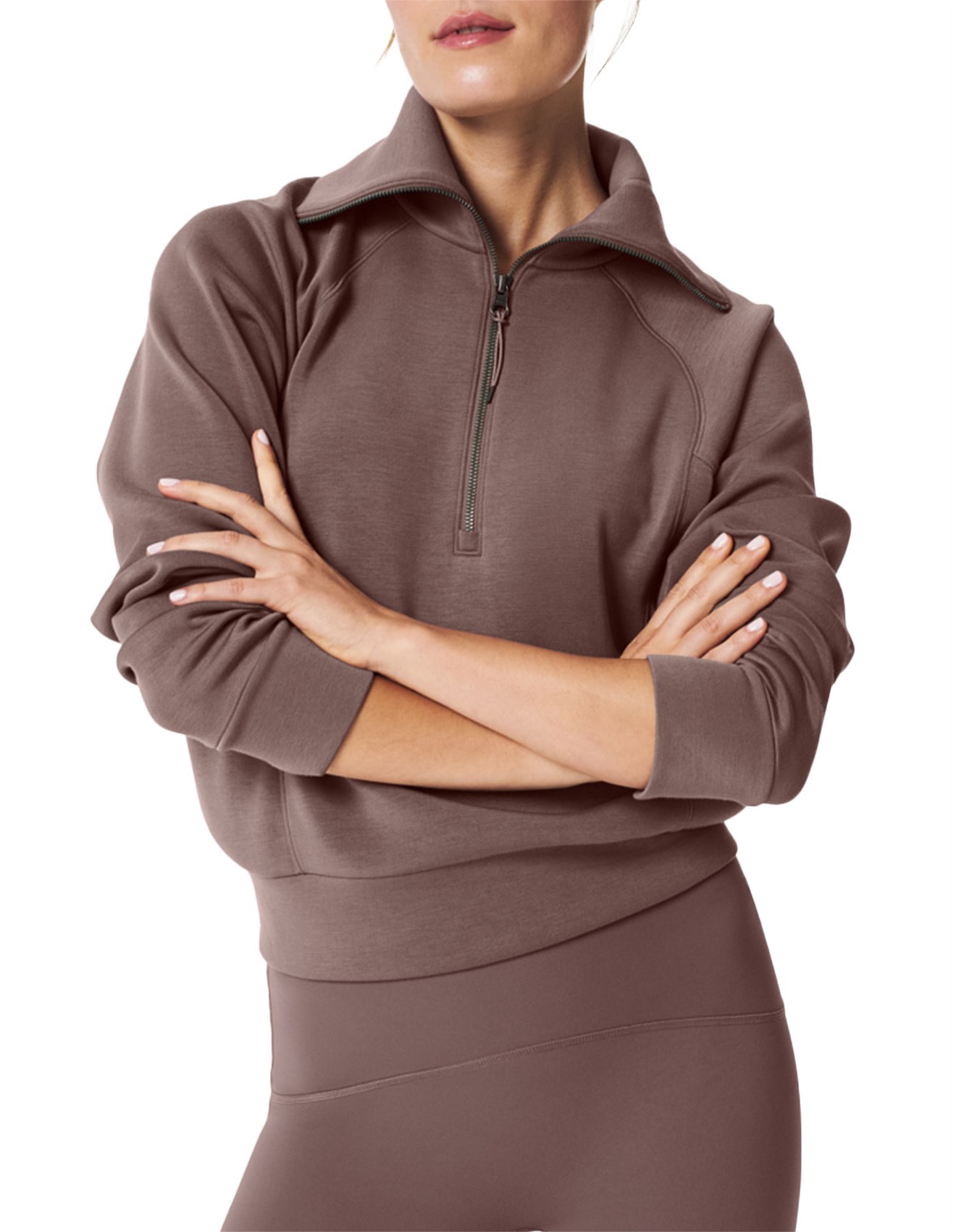 Spanx Air Essentials Half Zip | David Jones