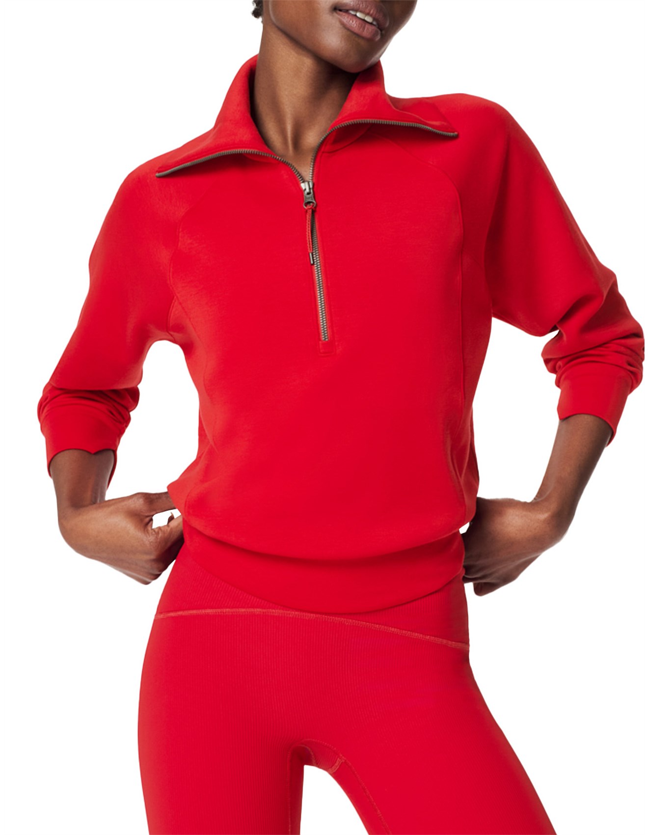 Spanx Air Essentials Half Zip | David Jones
