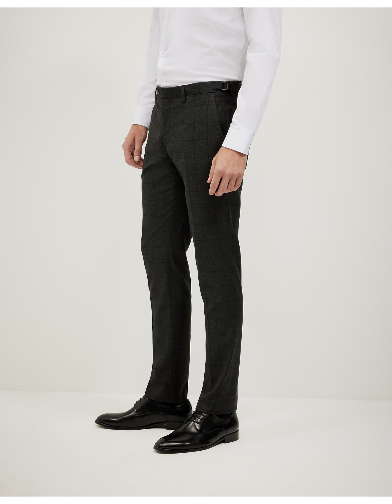 Politix Windowpane Check Tailored Pant | David Jones