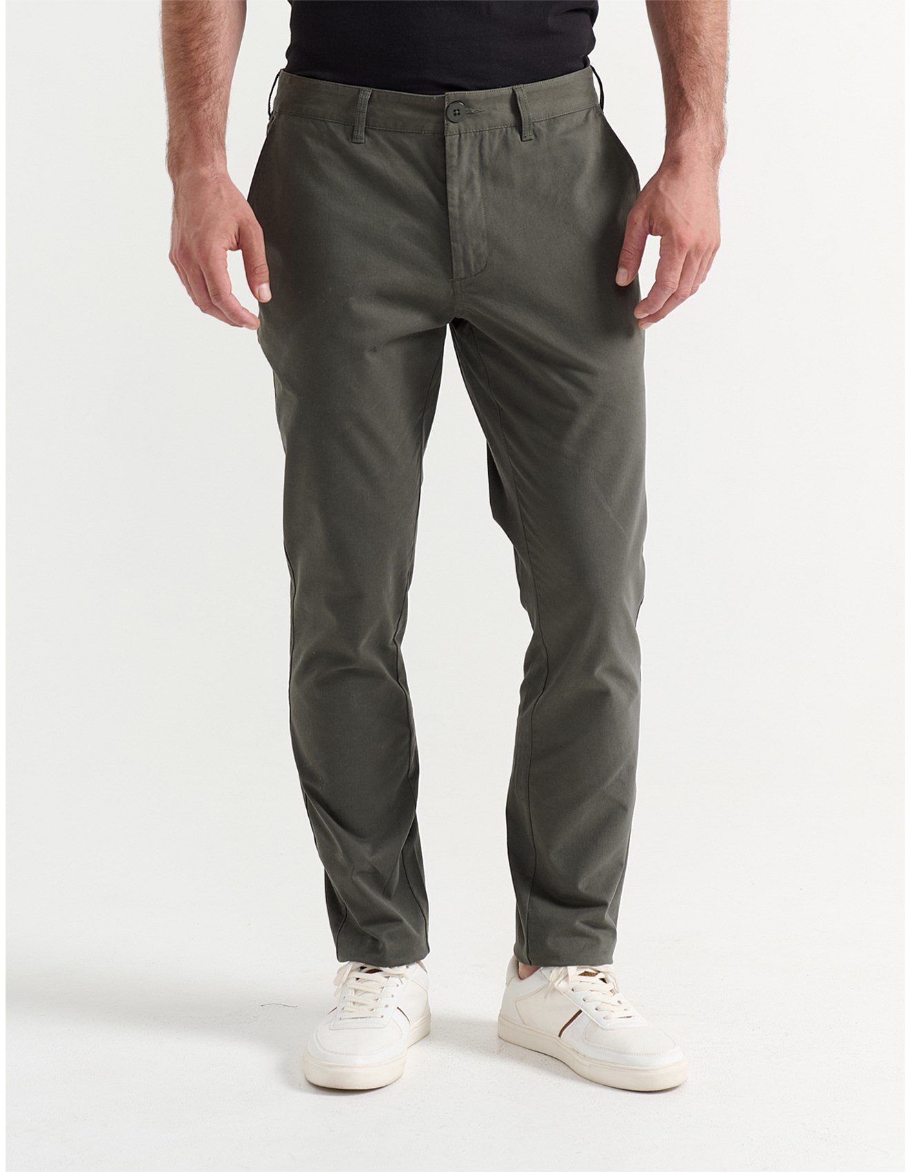 David Jones Collection New Slim Stretch Chino Pant | David Jones