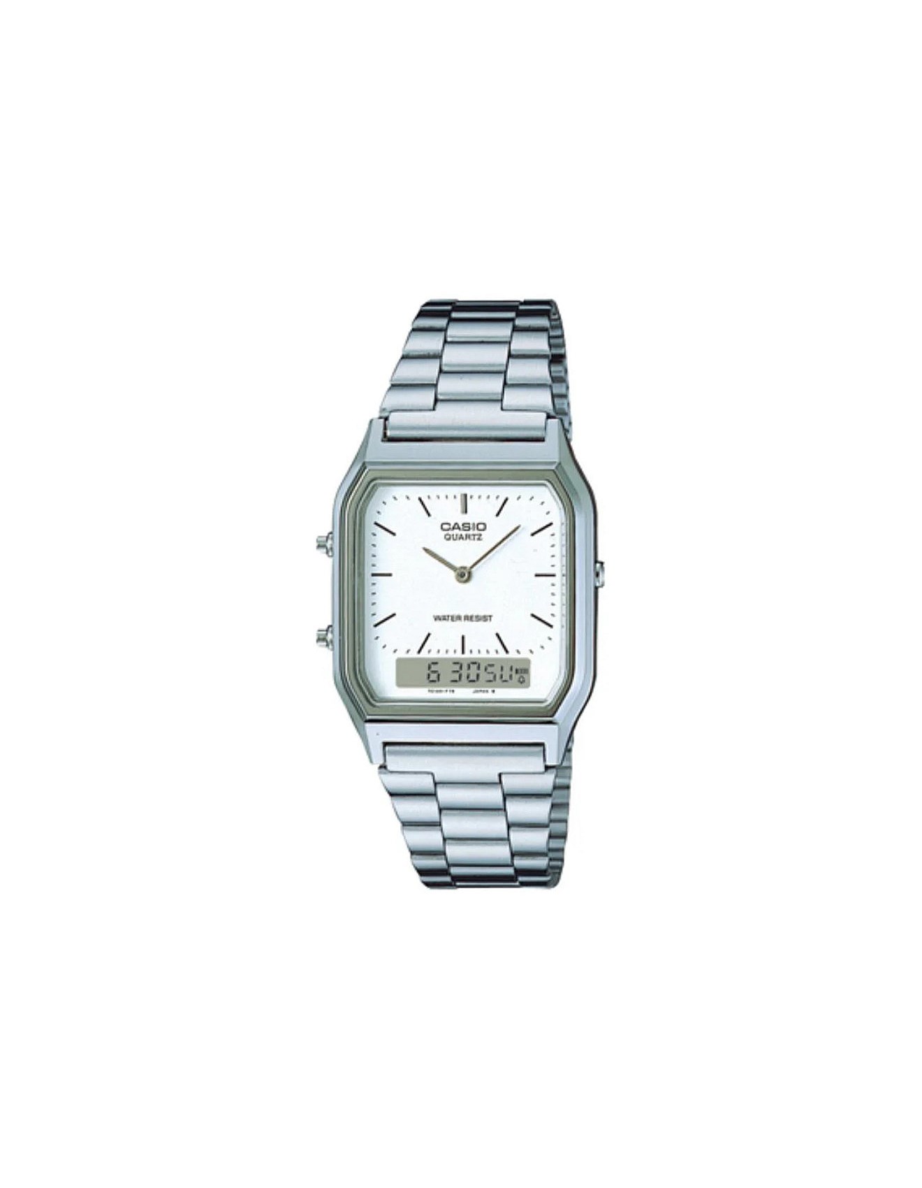 Casio Vintage Casio Aq230a-7d Silver Watch | David Jones
