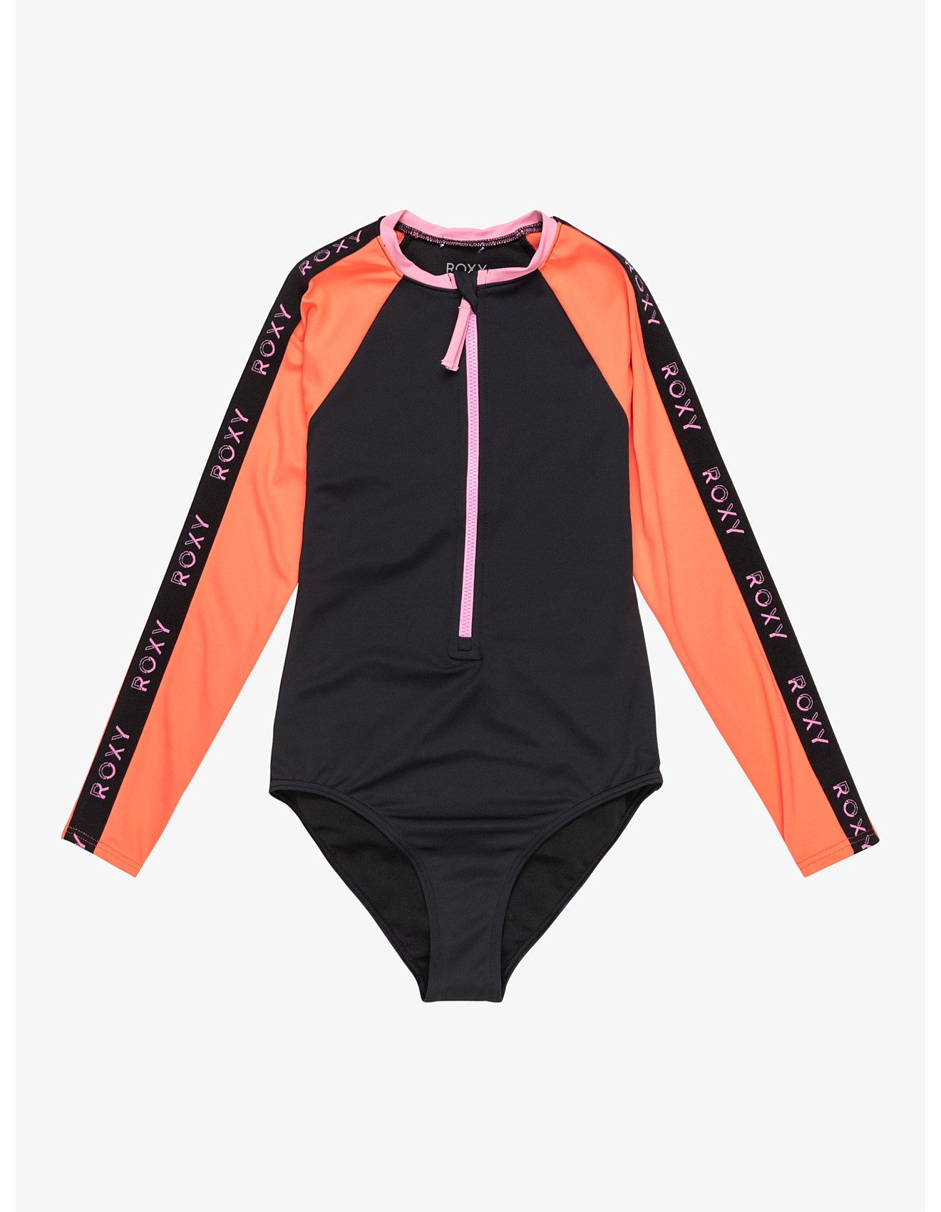 Roxy Girls Colorblock Long Sleeve Onesie | David Jones