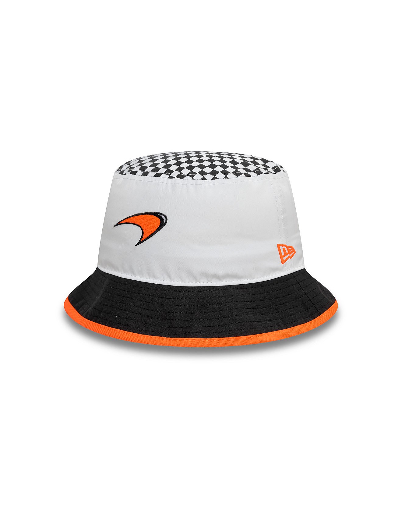 New Era Mclaren Racing Checkered Tapered Bucket | David Jones