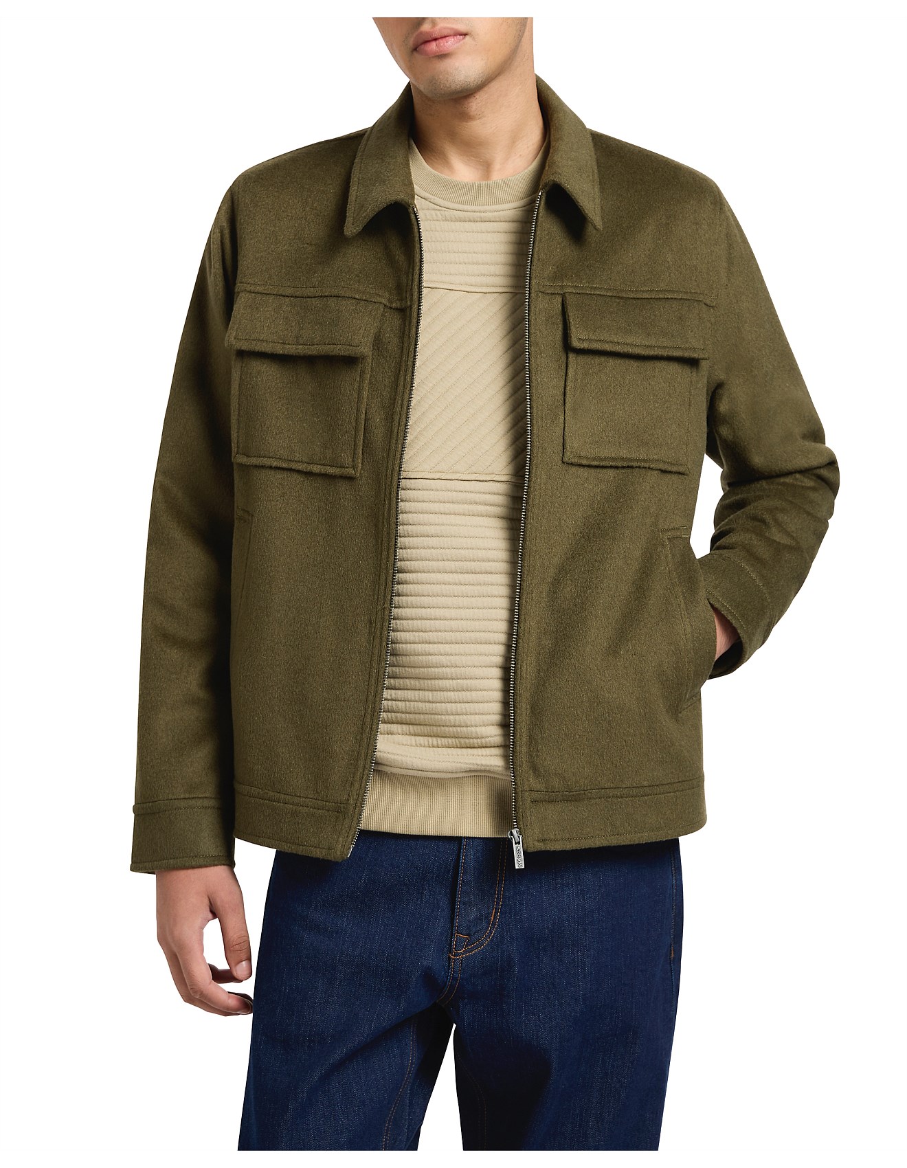 Marcs Men Axel Wool Blend Jacket | David Jones