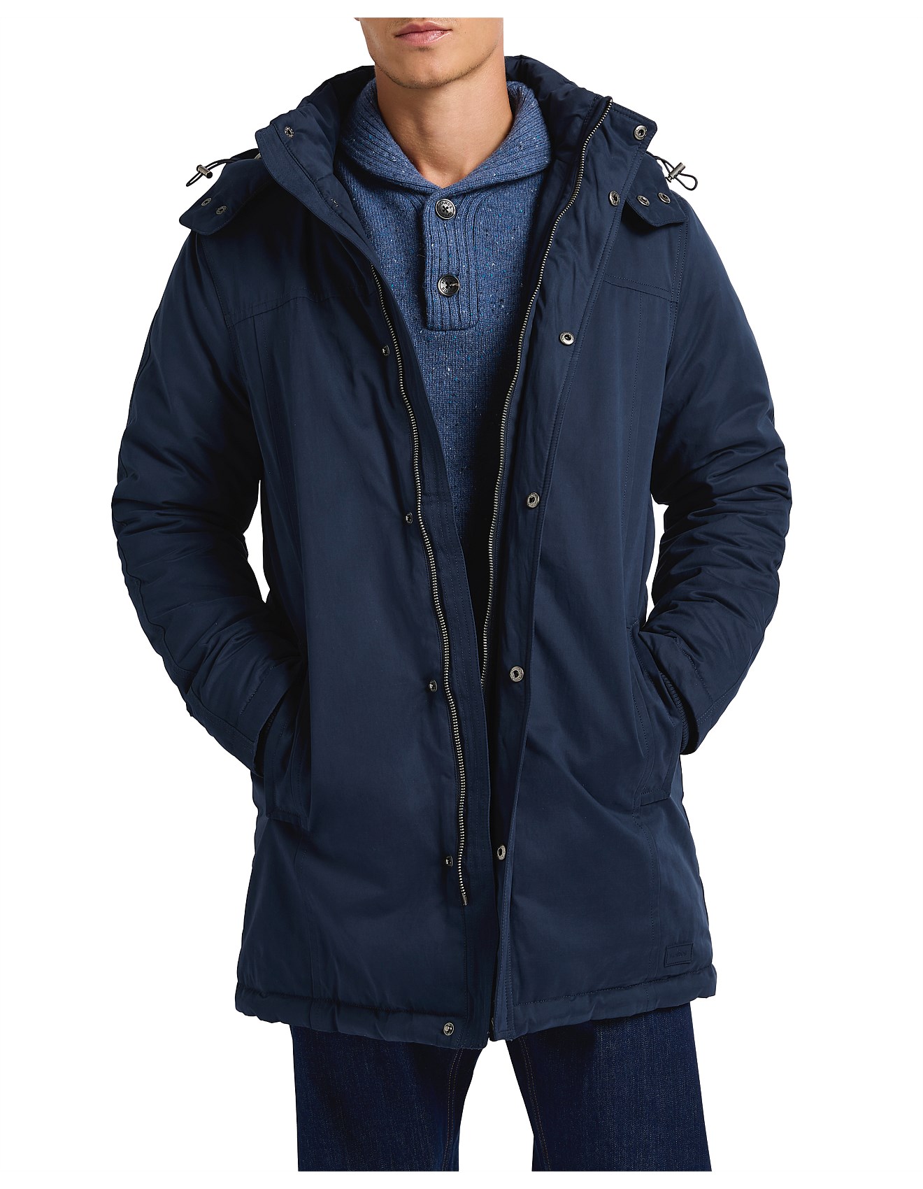 Marcs Men Hunter Longline Padded Parka | David Jones