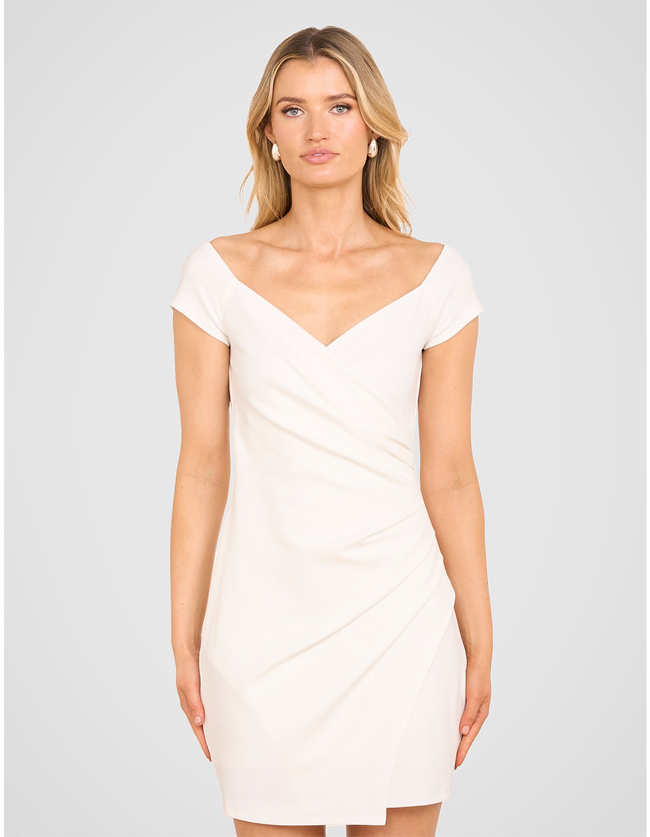 Pilgrim Gianni Off Shoulder Mini Dress | David Jones