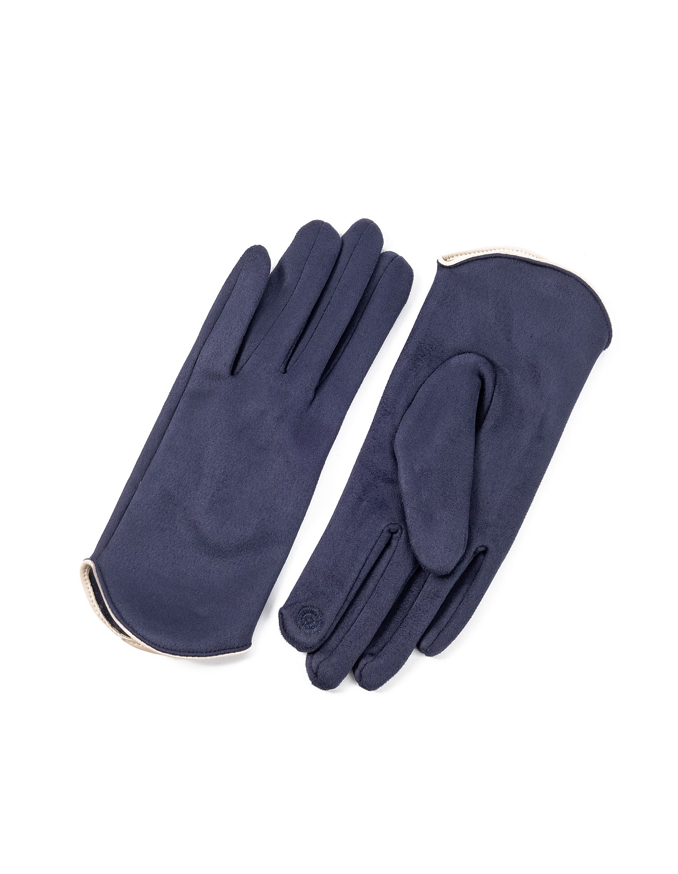 Gregory Ladner Suede Look Glove | David Jones