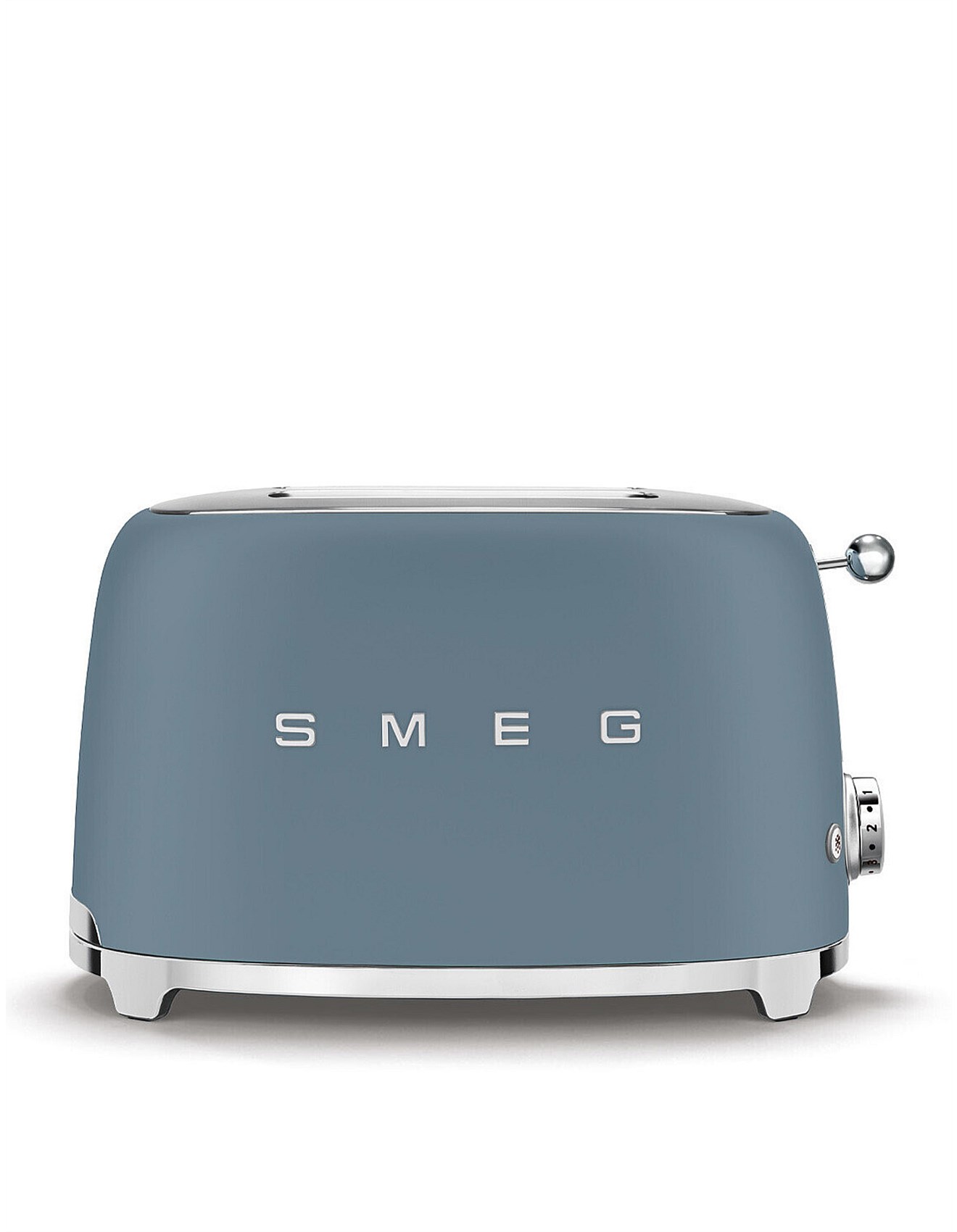 Smeg Tsf01 50's Style 2 Slice Toaster Matte Storm Blue | David Jones
