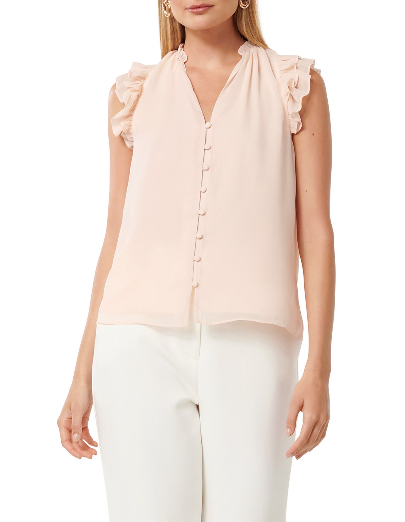Forever New Abigail Ruffle Blouse | David Jones