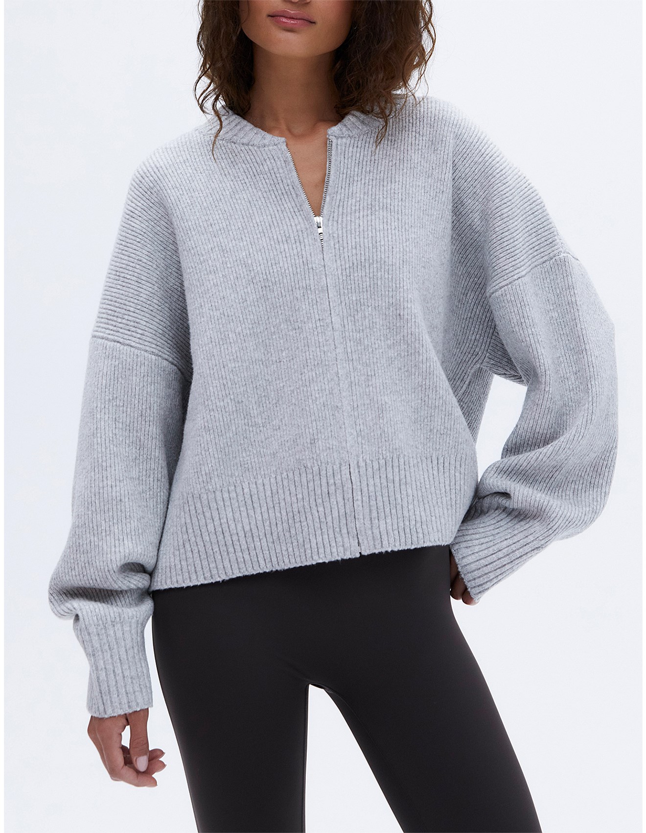 Adanola Knit Bomber Jacket | David Jones